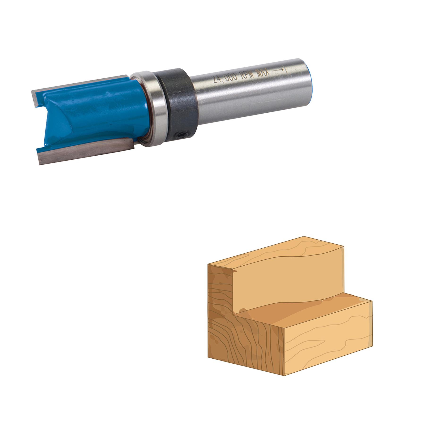 Router Cutter Bit Straight Template Flush Rebate Biscuit Metric Kitchen ...