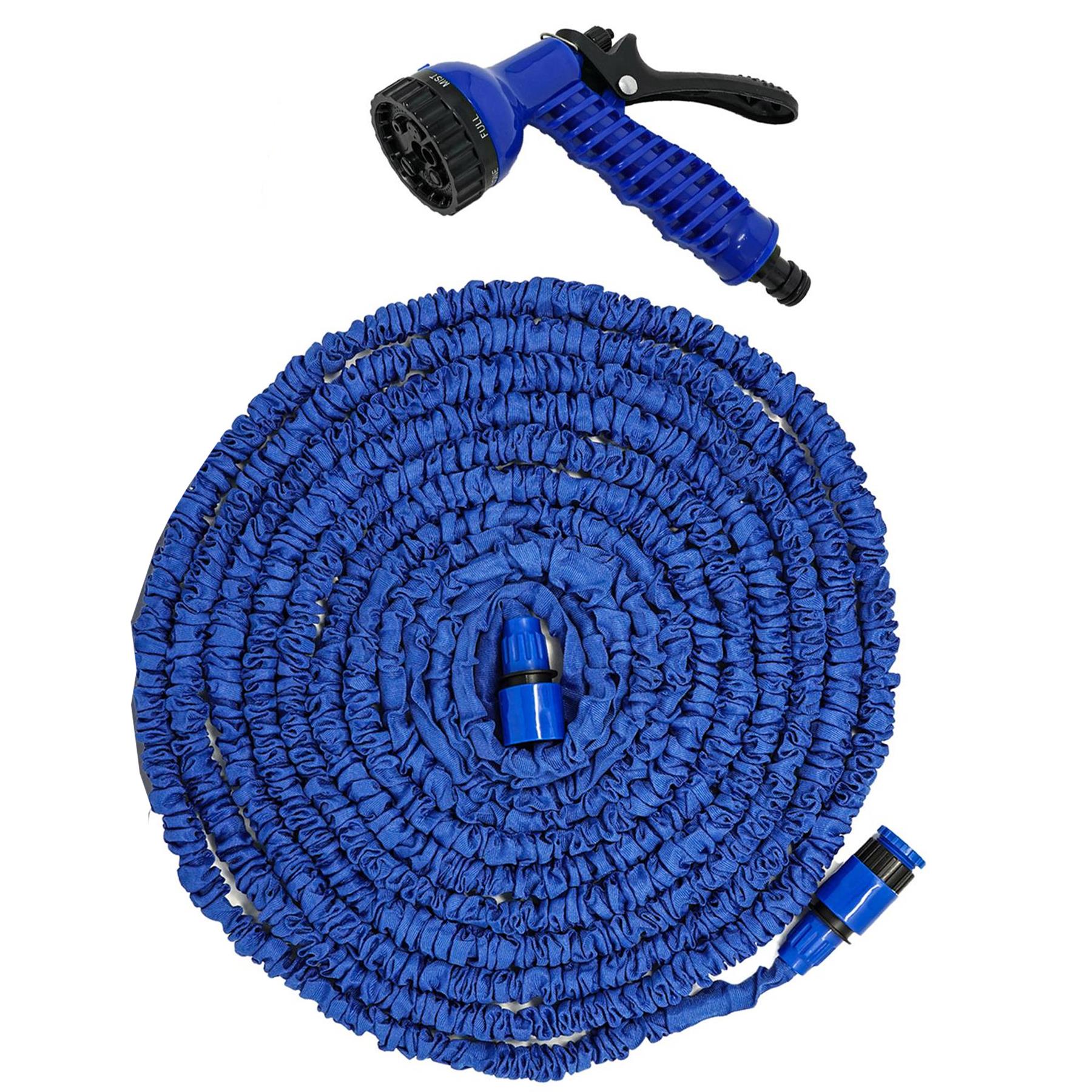 Expandable Garden Hose Pipe 50-100FT Spray Gun Flexible Expanding ...