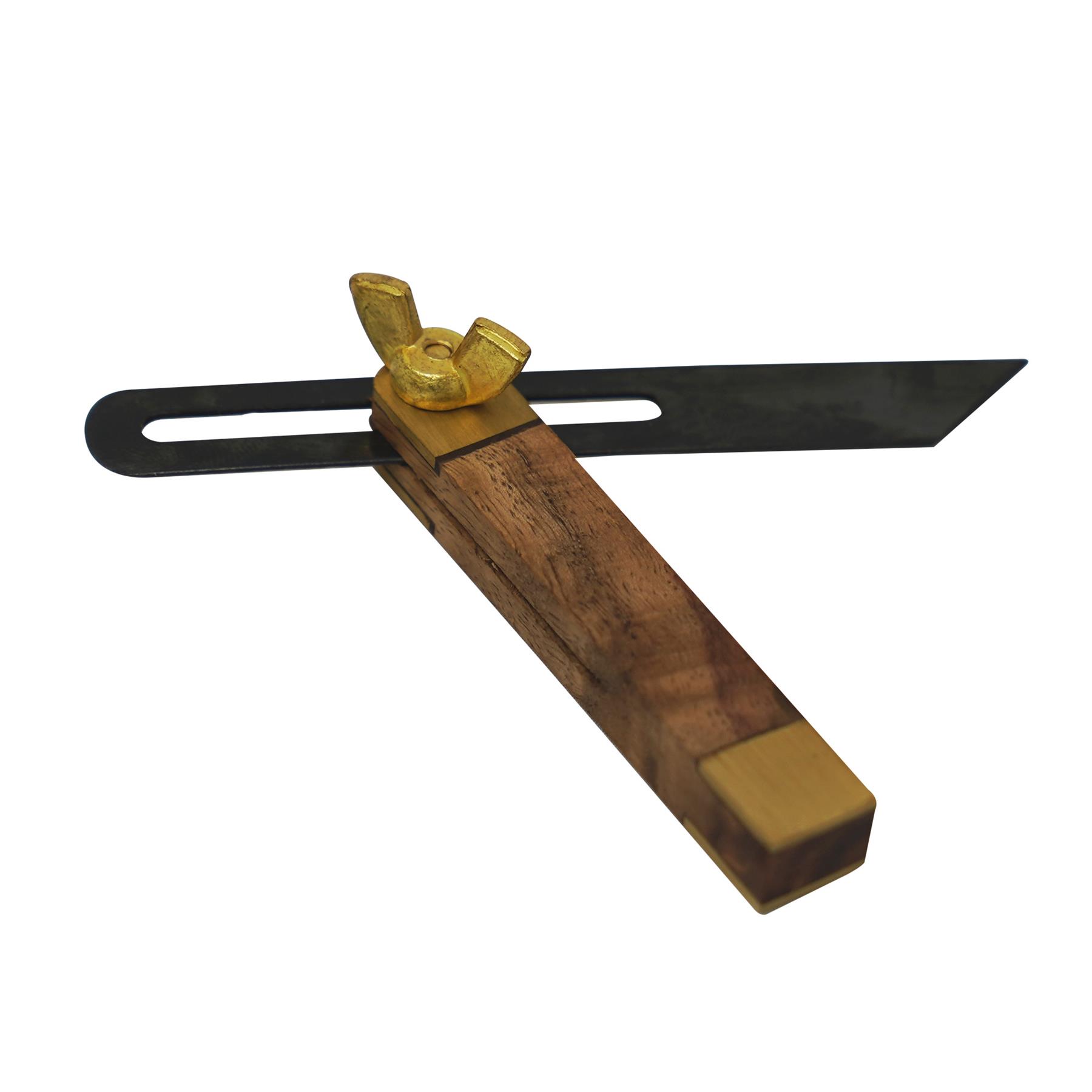 Adjustable Sliding Bevel Gauge Square Hardwood Angle finder Sliding ...