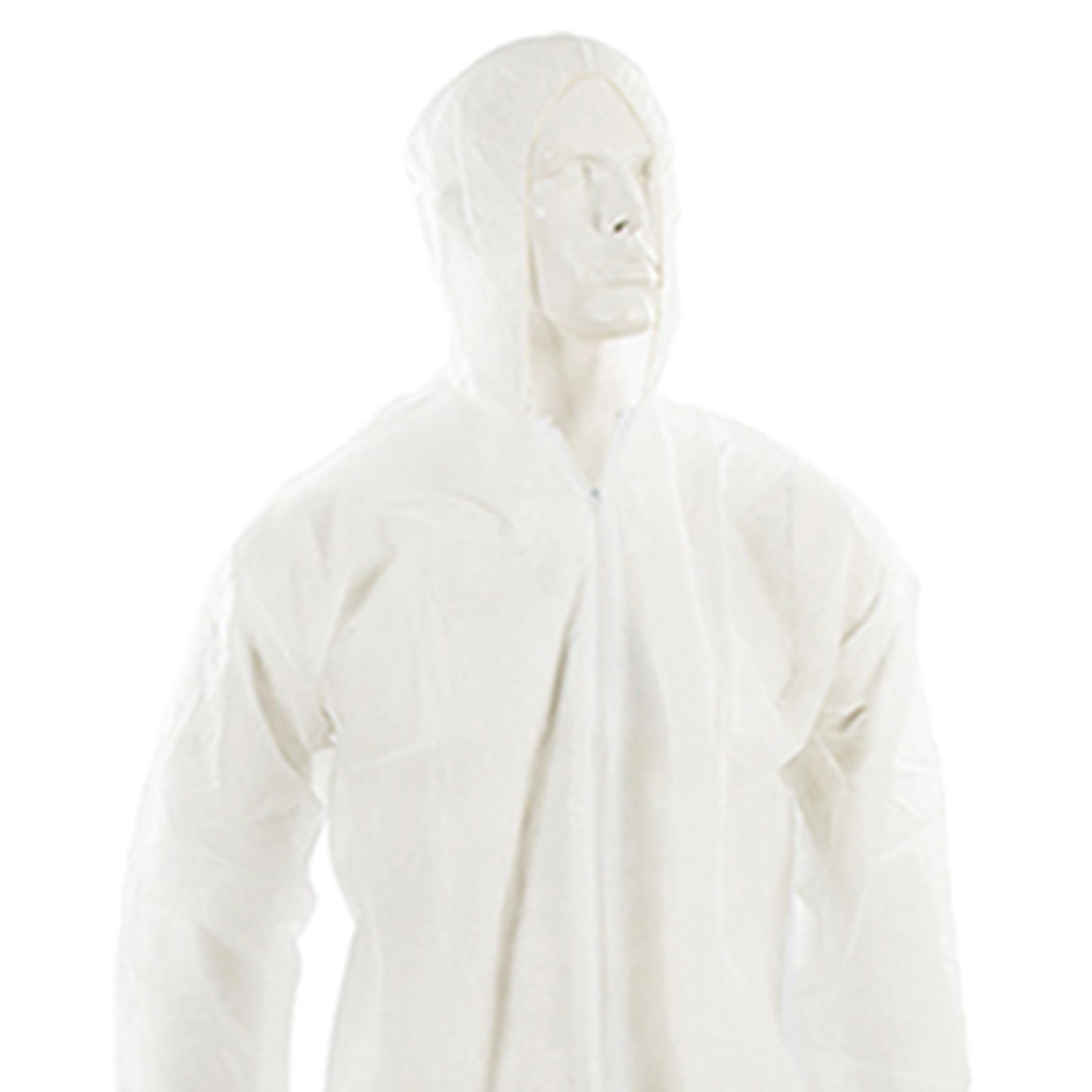 10x Disposable Hooded Coverall Paper Suit Protective Overall. DIY Spray ...