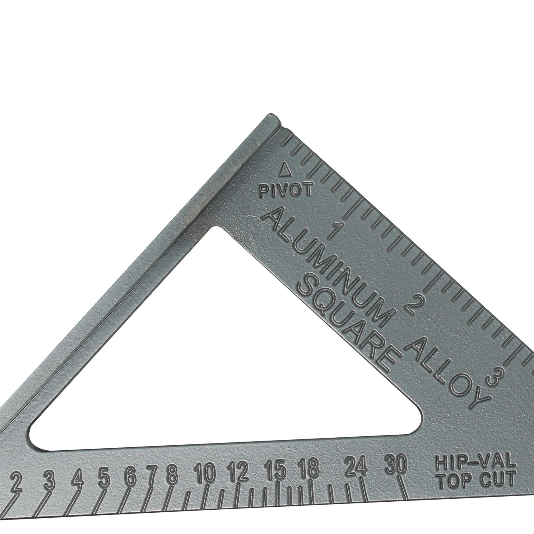 6/8/12 inch Roofing Speed Square Rafter Angle Measuring Triangle Guide ...