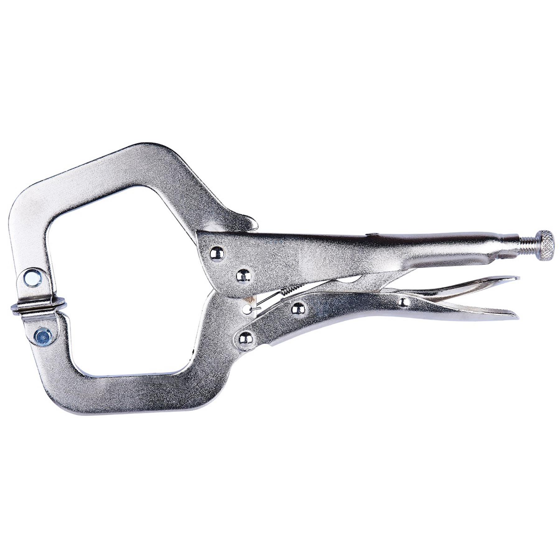 C Clamp Adjustable Jaws 6" & 11" Quick Release Lever Welding Work Clamp ...