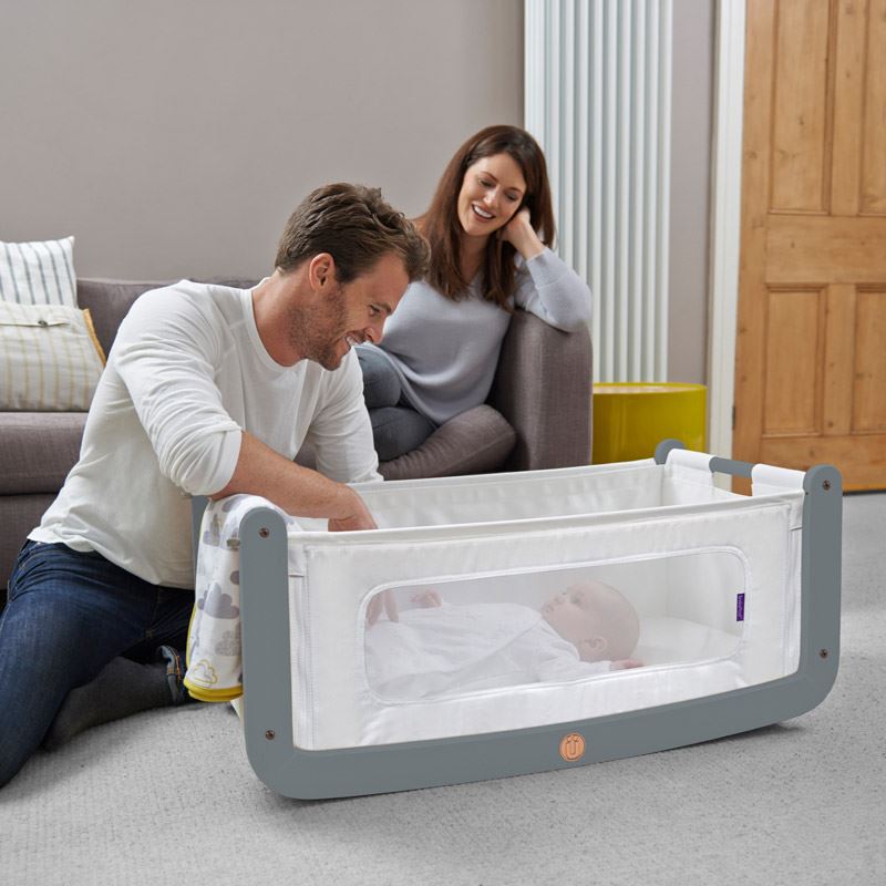 Snuz SNUZPOD BEDSIDE CRIB/BASSINET/MOSES BASKET Baby Nursery Sleeping ...