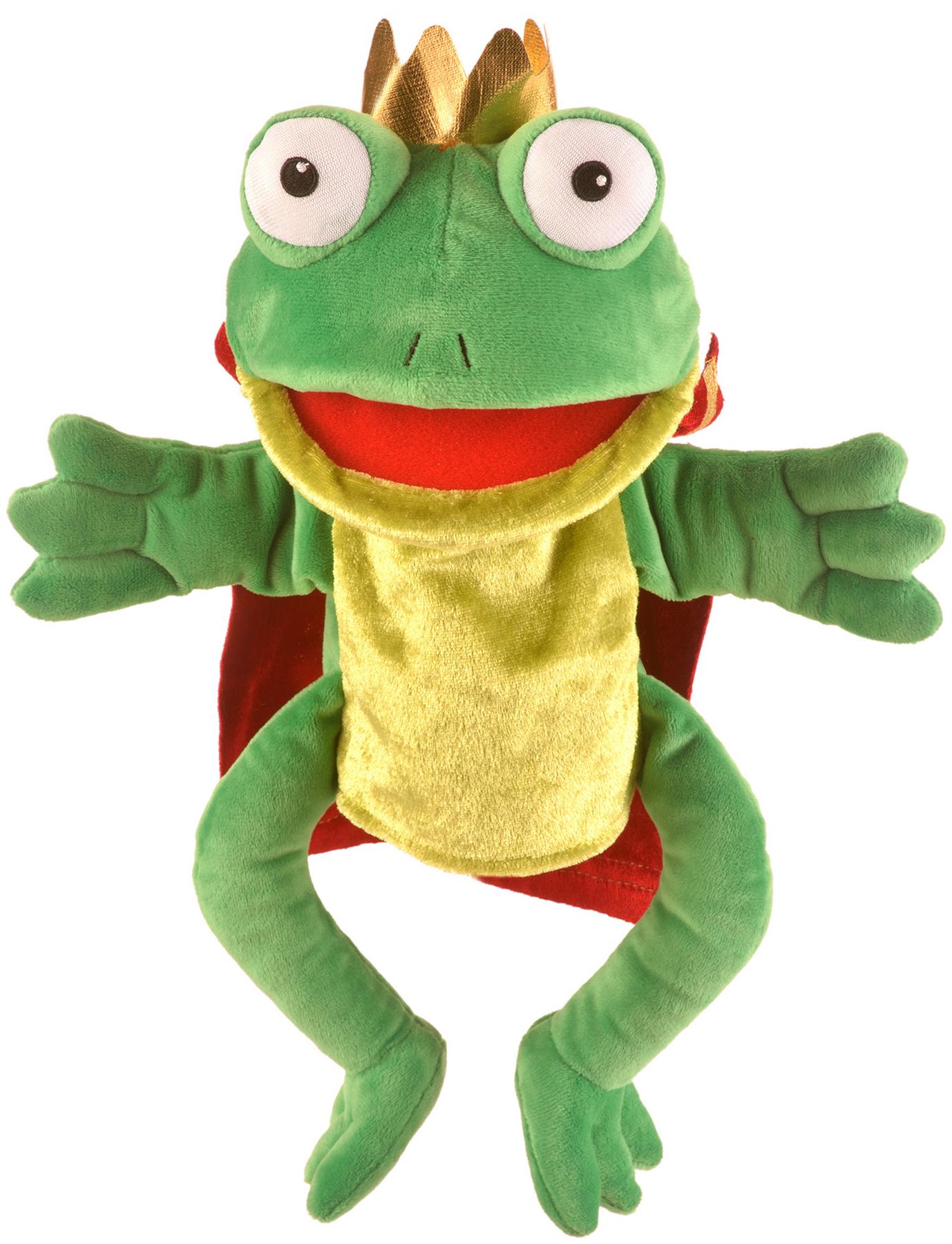 Fiesta Crafts FROG PRINCE HAND & FINGER PUPPET SET Soft Toy | eBay