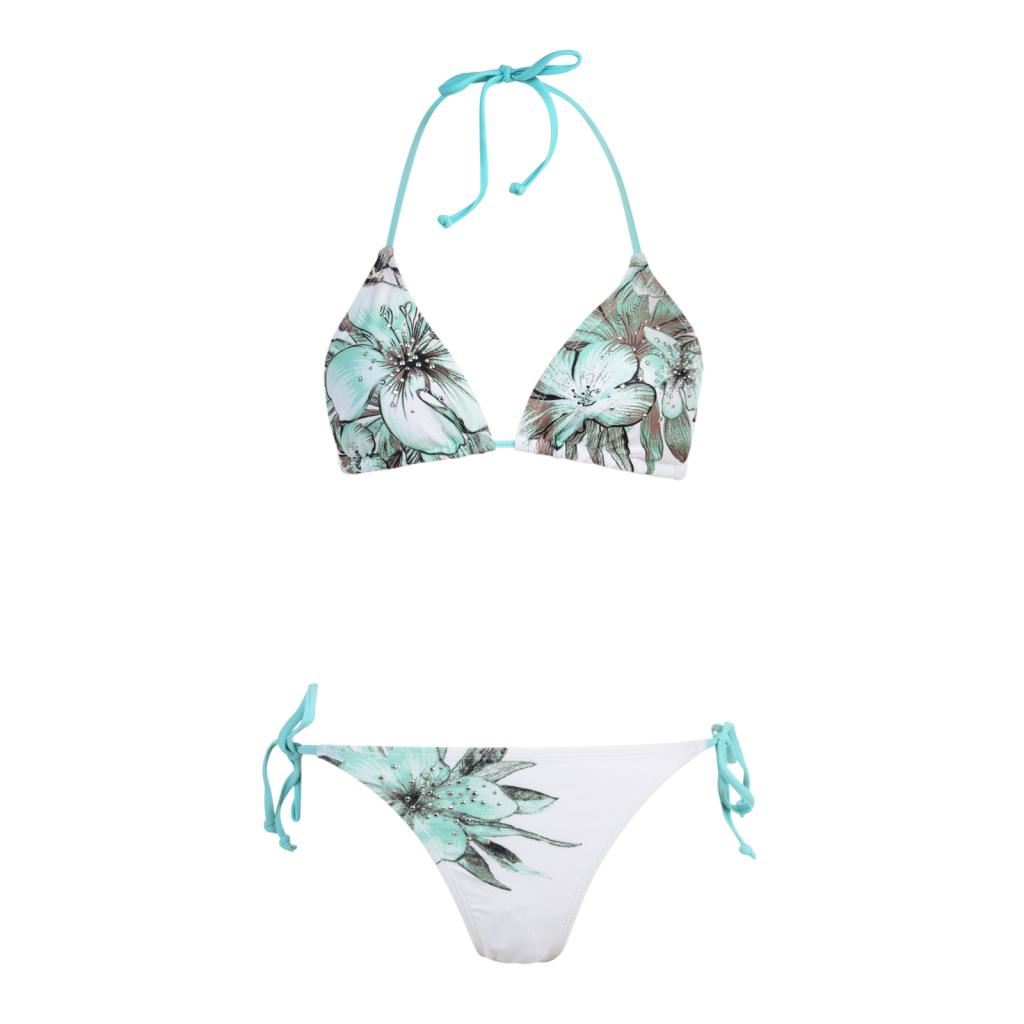 Girls Halter Neck Sparkle Bikini Set Age 12 15 Ebay