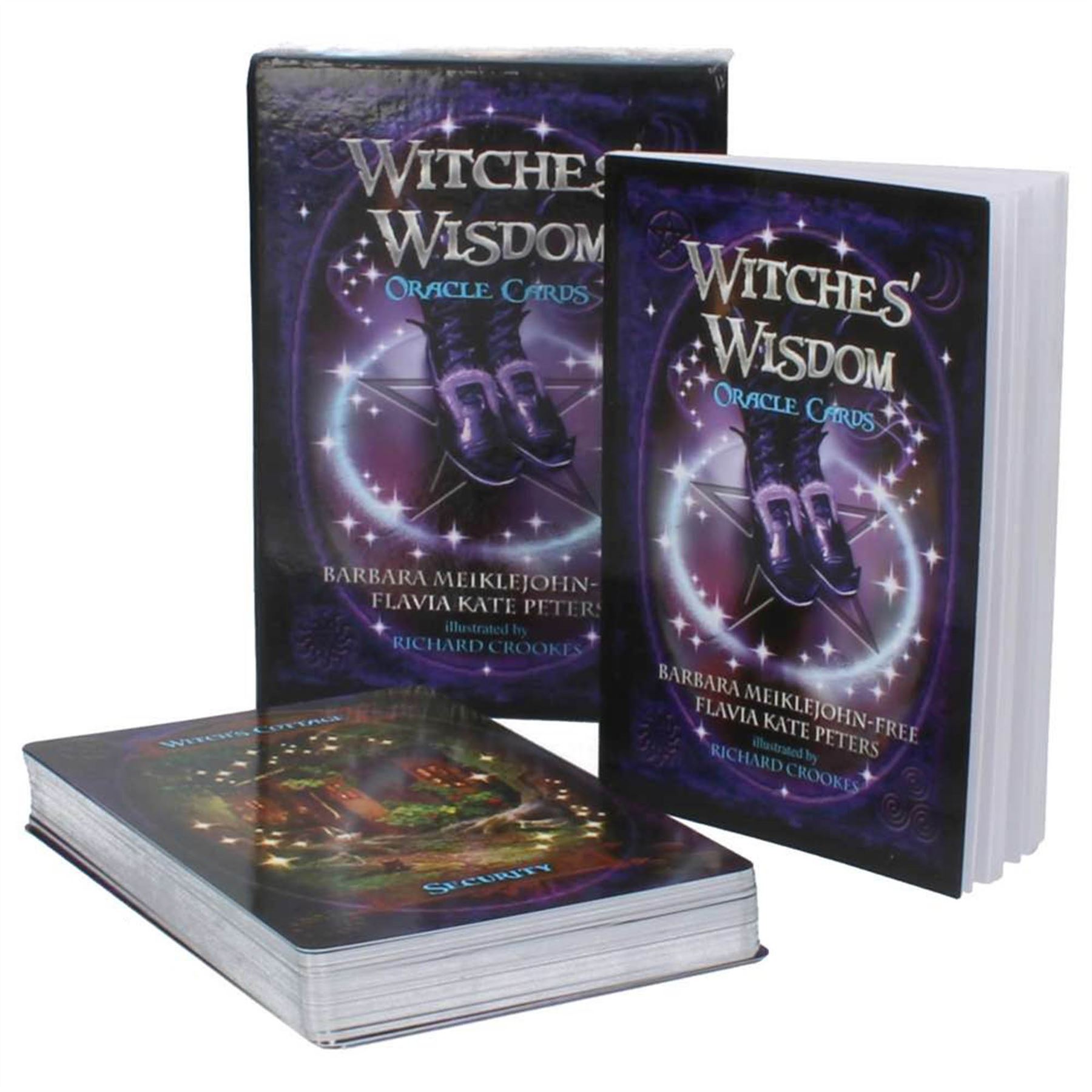 Witches' Wisdom Oracle Cards & Guidebook 48 Tarot Nemesis Now Wiccan ...