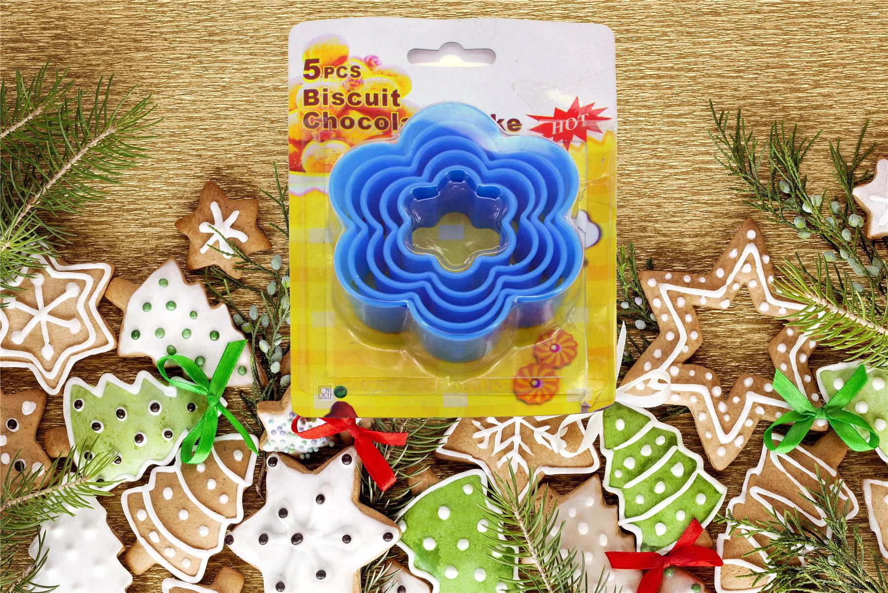 Biscuit Cookie Cutters Cake Mould Sugarpaste Decorating Pastry Multiple ...