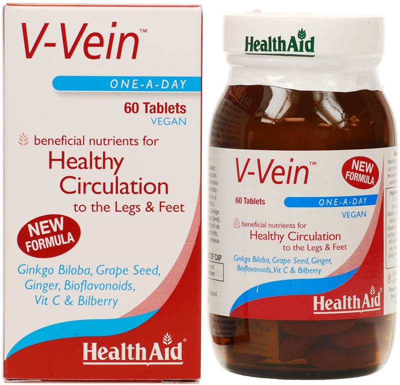 HealthAid V Vein - 60 Capsules 5019781015856 | eBay
