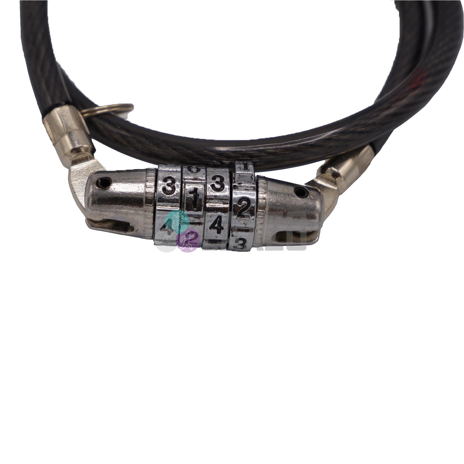 Meanmachine 4 digit Bike Combinaton Chain Cable Locks 6mm Red Green ...