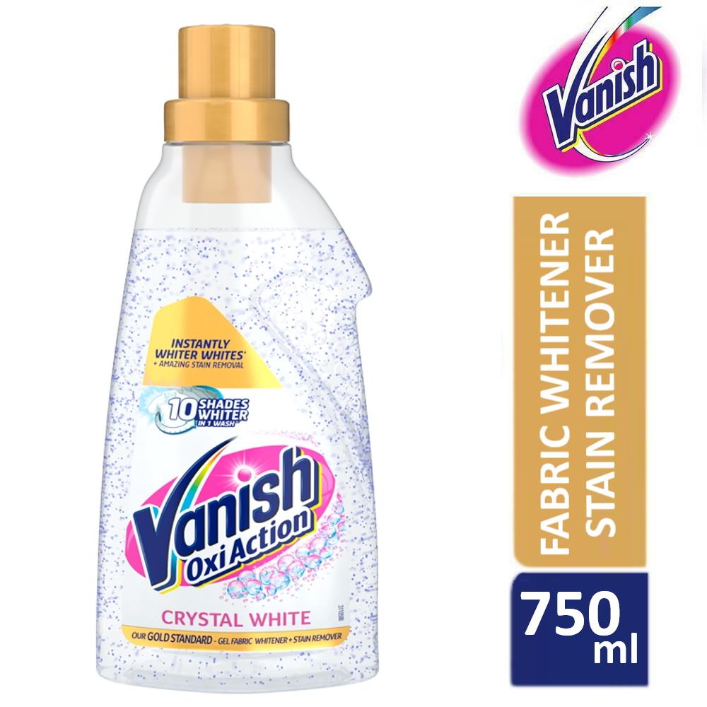 Vanish Oxi Action Crystal White Gold Gel Fabric Whitener & Stain ...