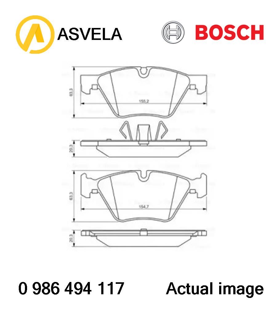 Brake Pad Set,disc brake for BMW 3,E90,N47 D20 A,N43 B20 A,N47 D20 C ...
