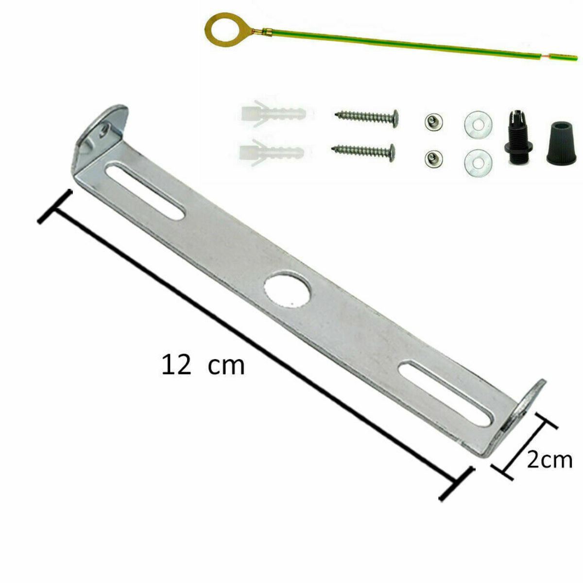 Light fixing ceiling rose strap bracket strap brace earthed Plate - UK ...