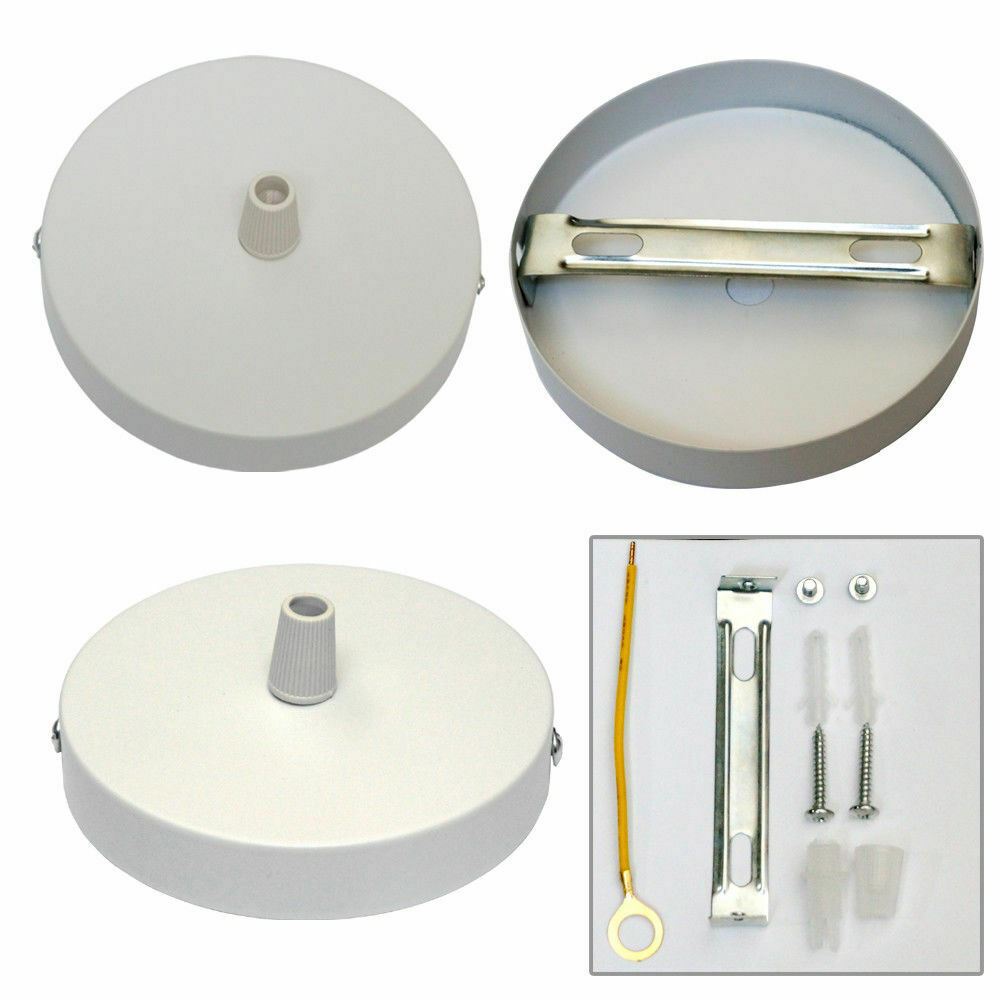 Ceiling Rose Light Fitting Vintage Modern with Cord Grip for Pendant ...