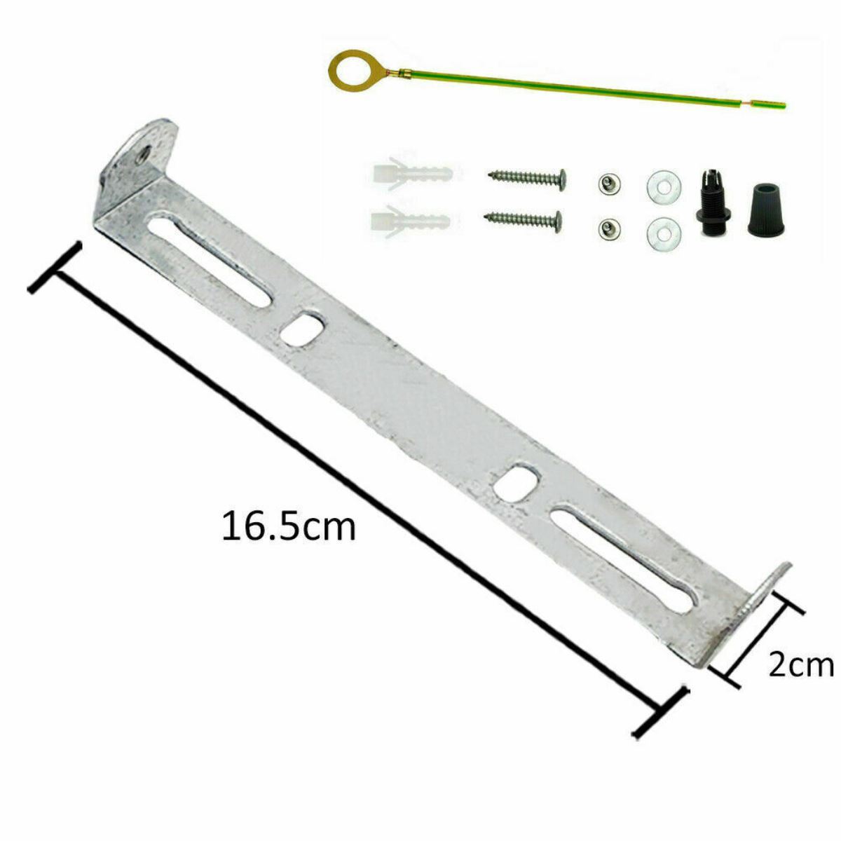 Light fixing ceiling rose strap bracket strap brace earthed Plate - UK ...