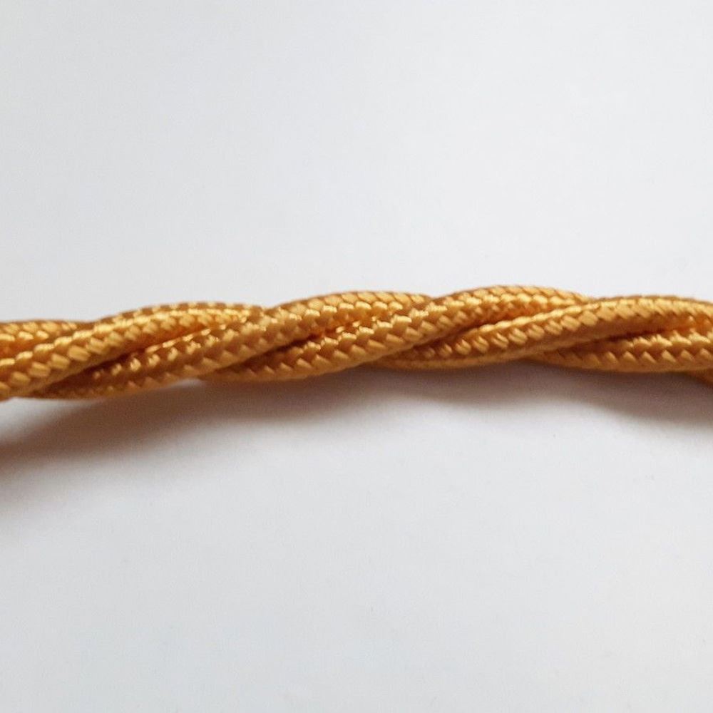 3 Core Electric Cable Braided Fabric Flex Cord Lighting Vintage Wire 0 ...