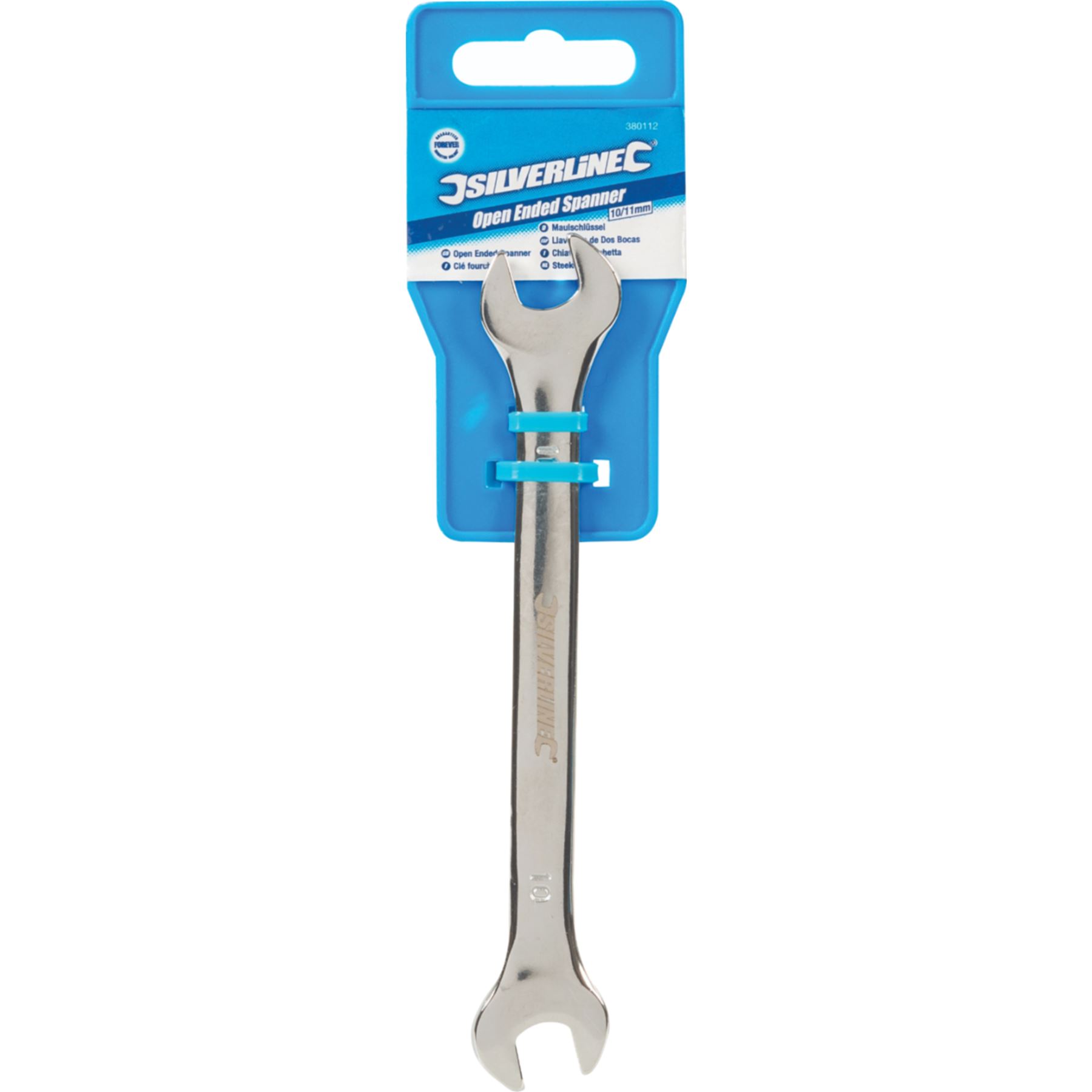 Silverline Open Ended Fully Polished Spanner Fixed Head Wrench Metric ...