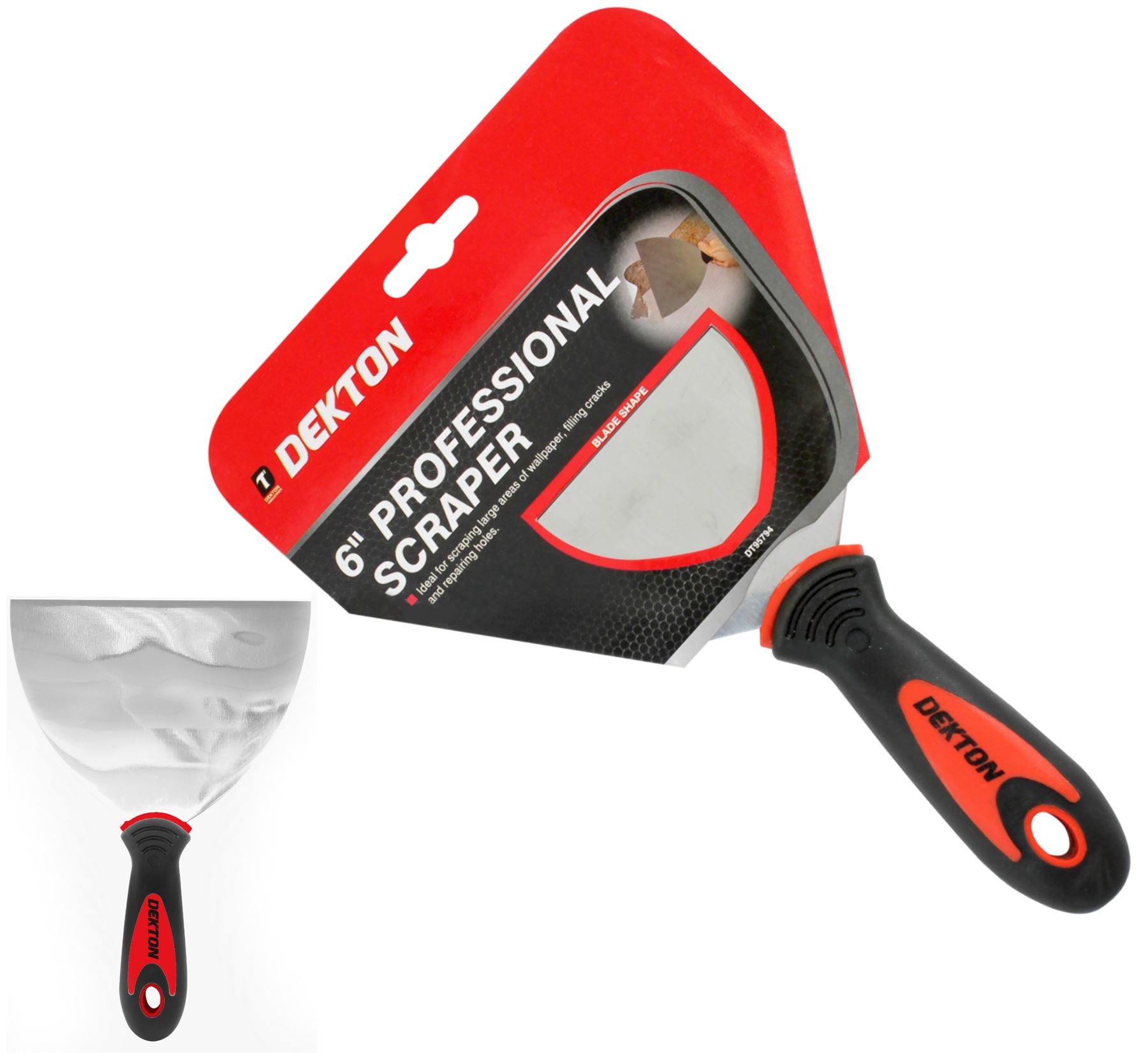 Dekton Professional Scrapers Paint Fill Knife Decorators Scraper ...