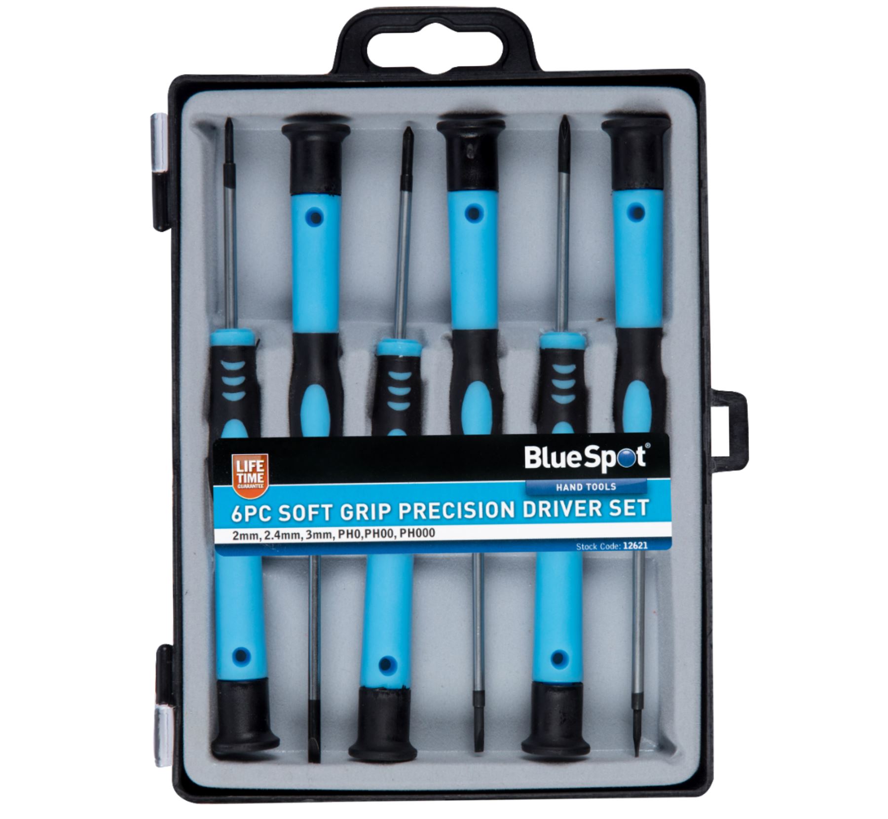 BlueSpot 6pc Precision Screwdriver Set Magnetic Tips PC Repair Phillips ...