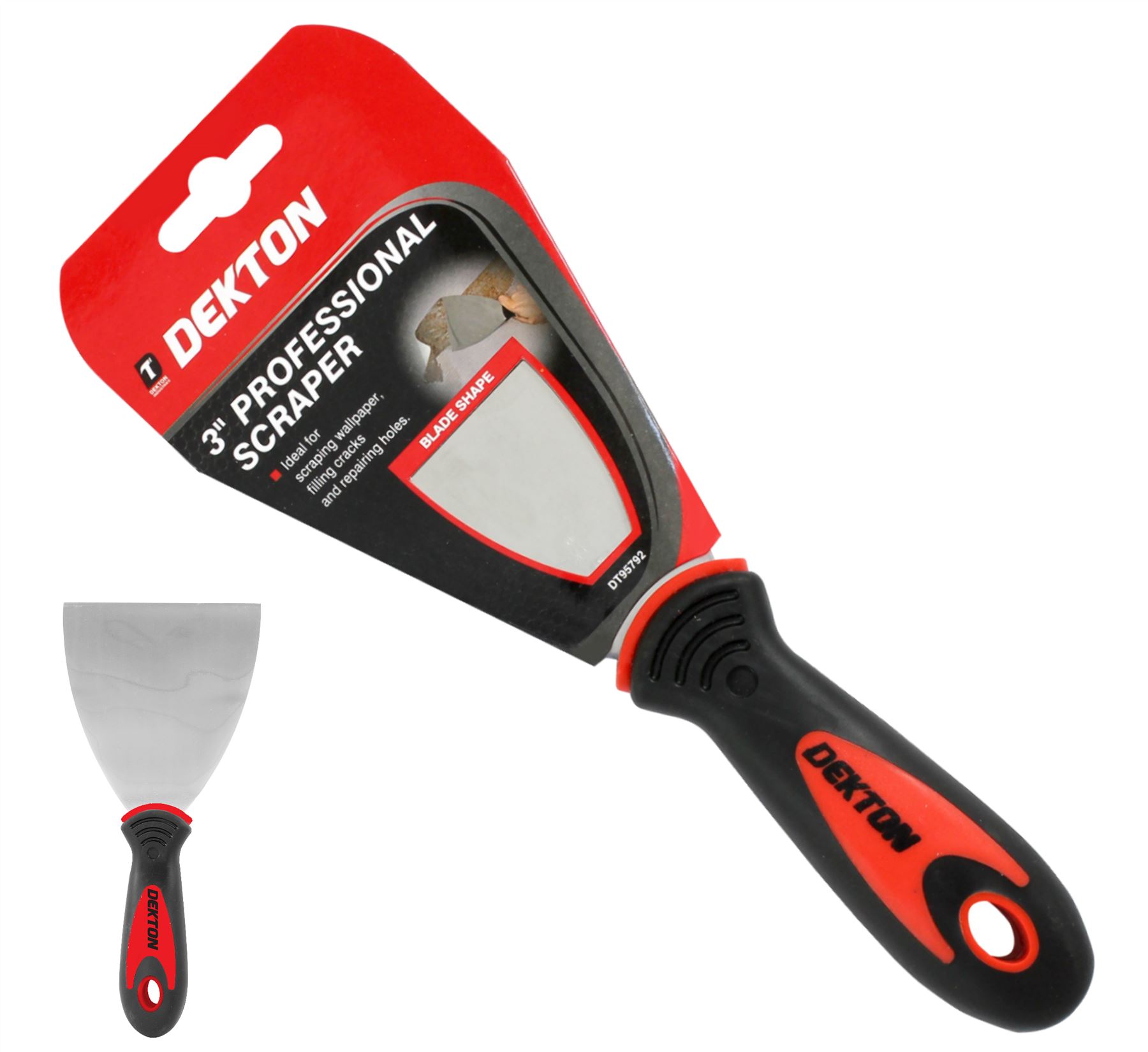 Dekton Professional Scrapers Paint Fill Knife Decorators Scraper ...