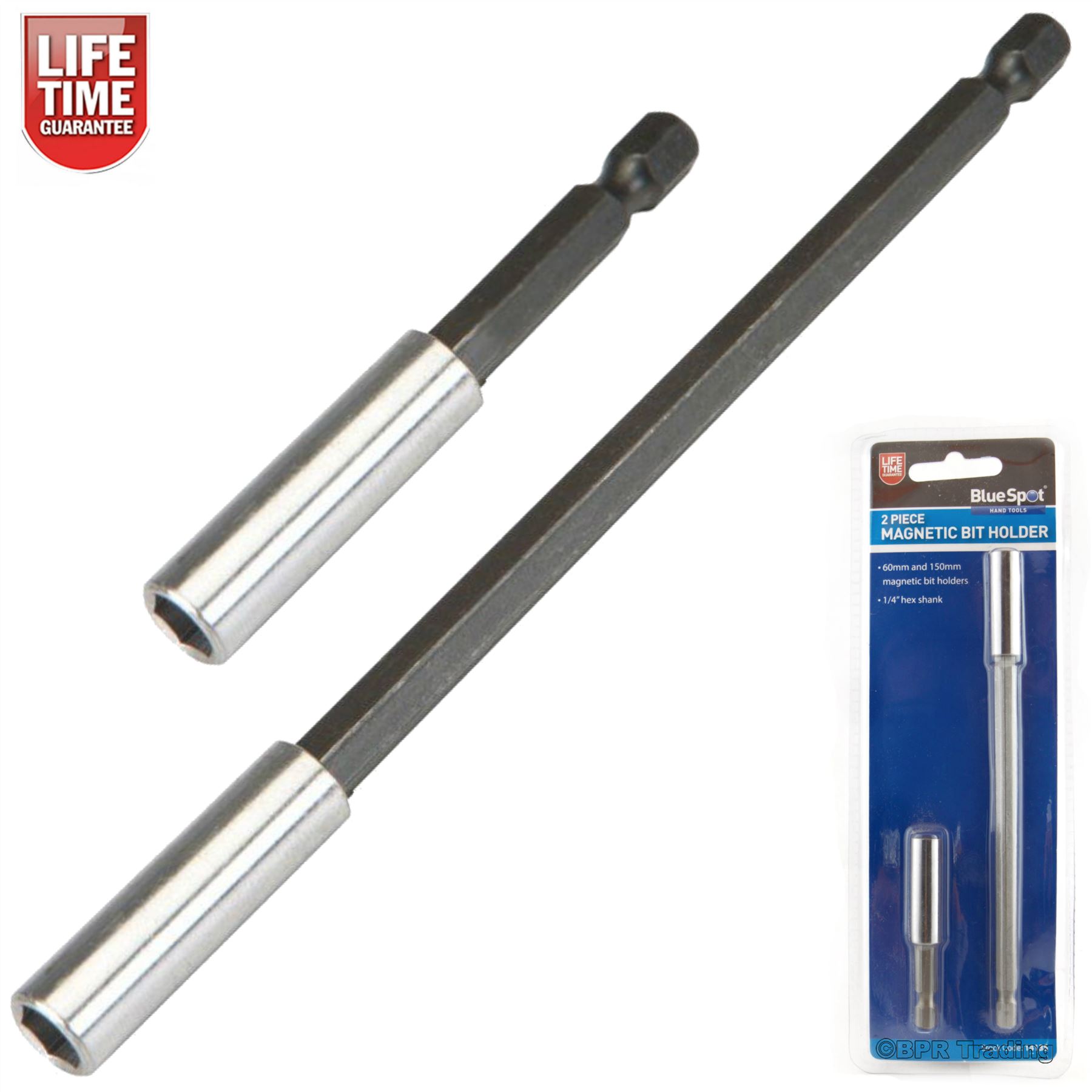 Magnetic Extension Bit Holder 60 & 150mm 1/4" Hex Screwdriver Drill ...