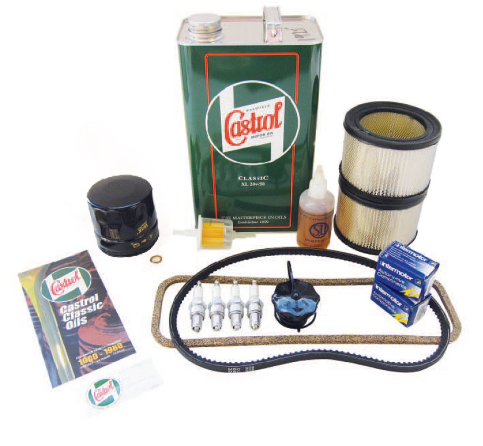 Classic MGB 1970 to 1974 Castrol Classic Full Service Kit Inc. Air ...