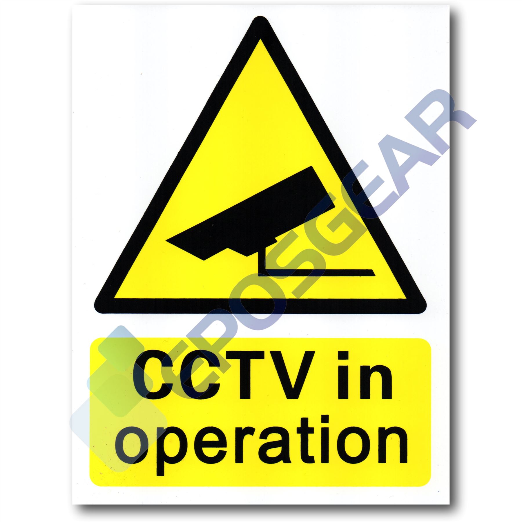 Rigid Plastic Safety Security Signs - No Parking Smoking CCTV Cameras ...