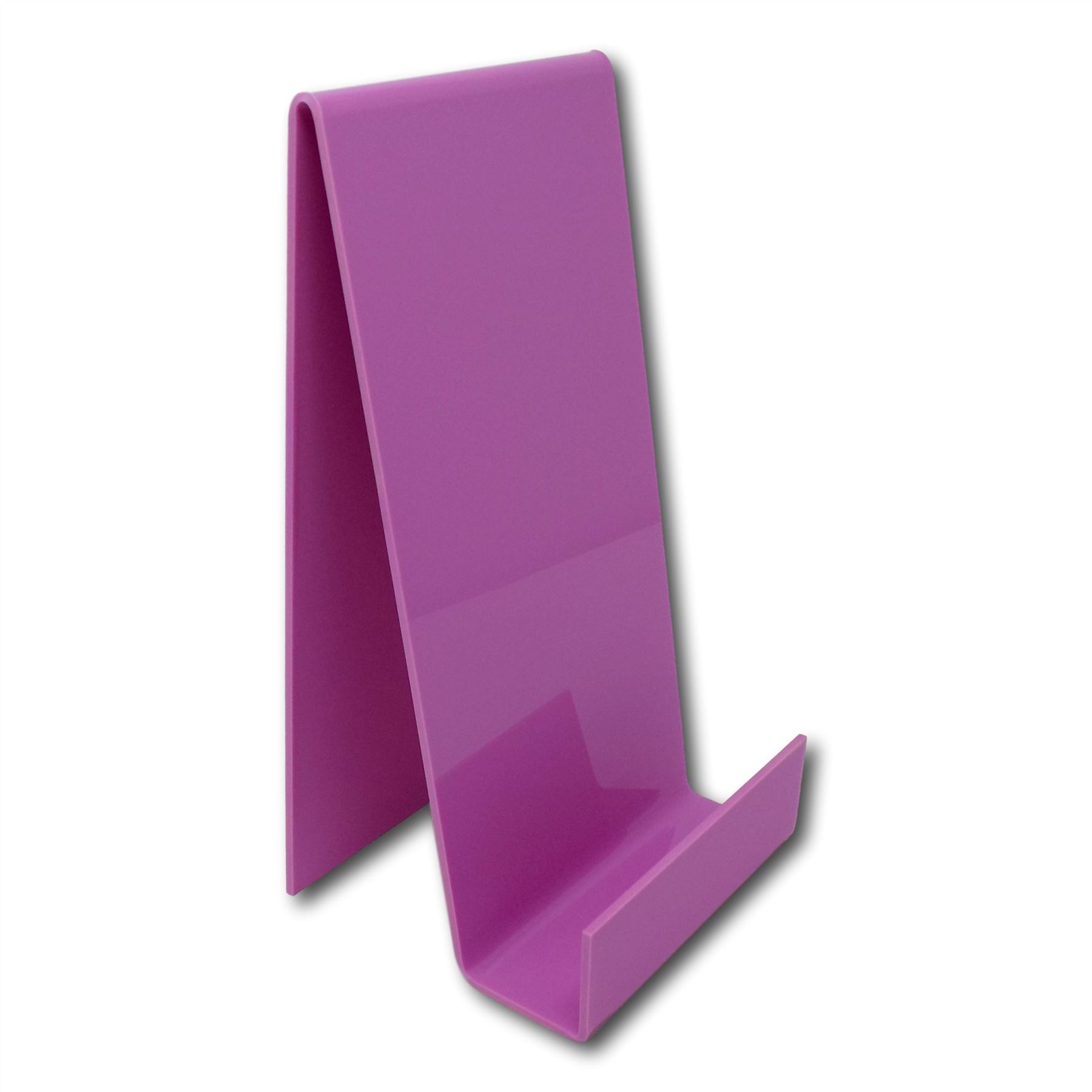 Pastel Coloured Plastic Acrylic Perspex Book Plate Retail Display Stand ...