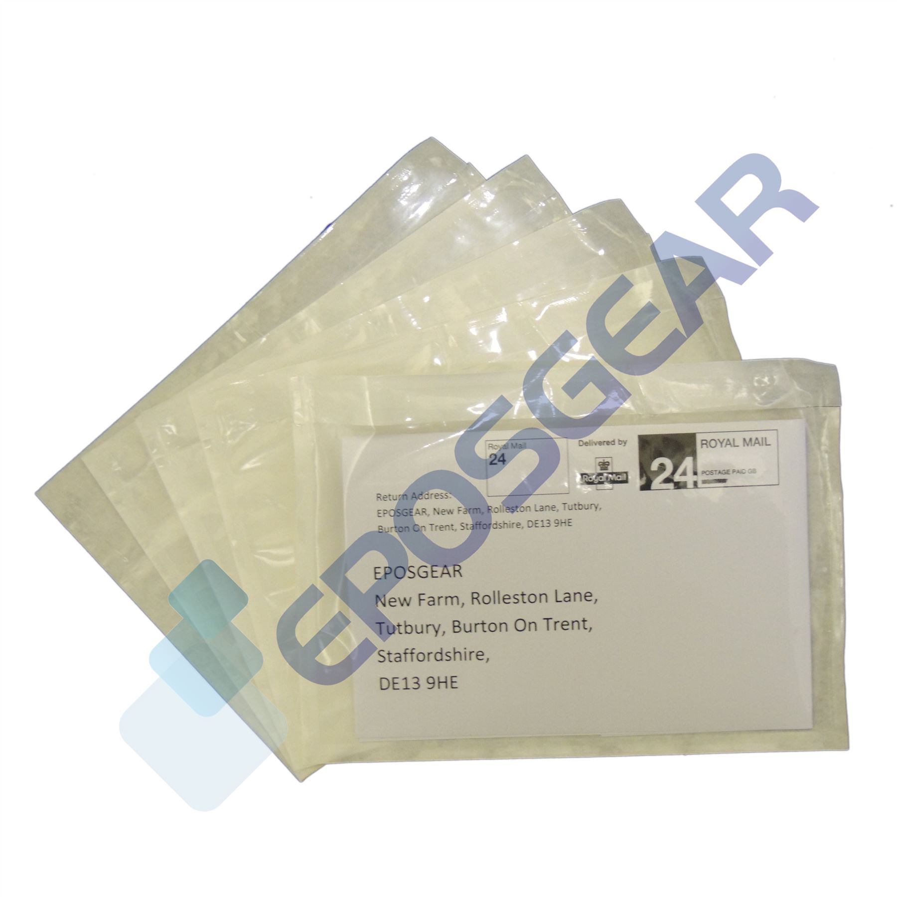Plain Printed Documents Enclosed Self Adhesive Sticky Wallets Pockets ...
