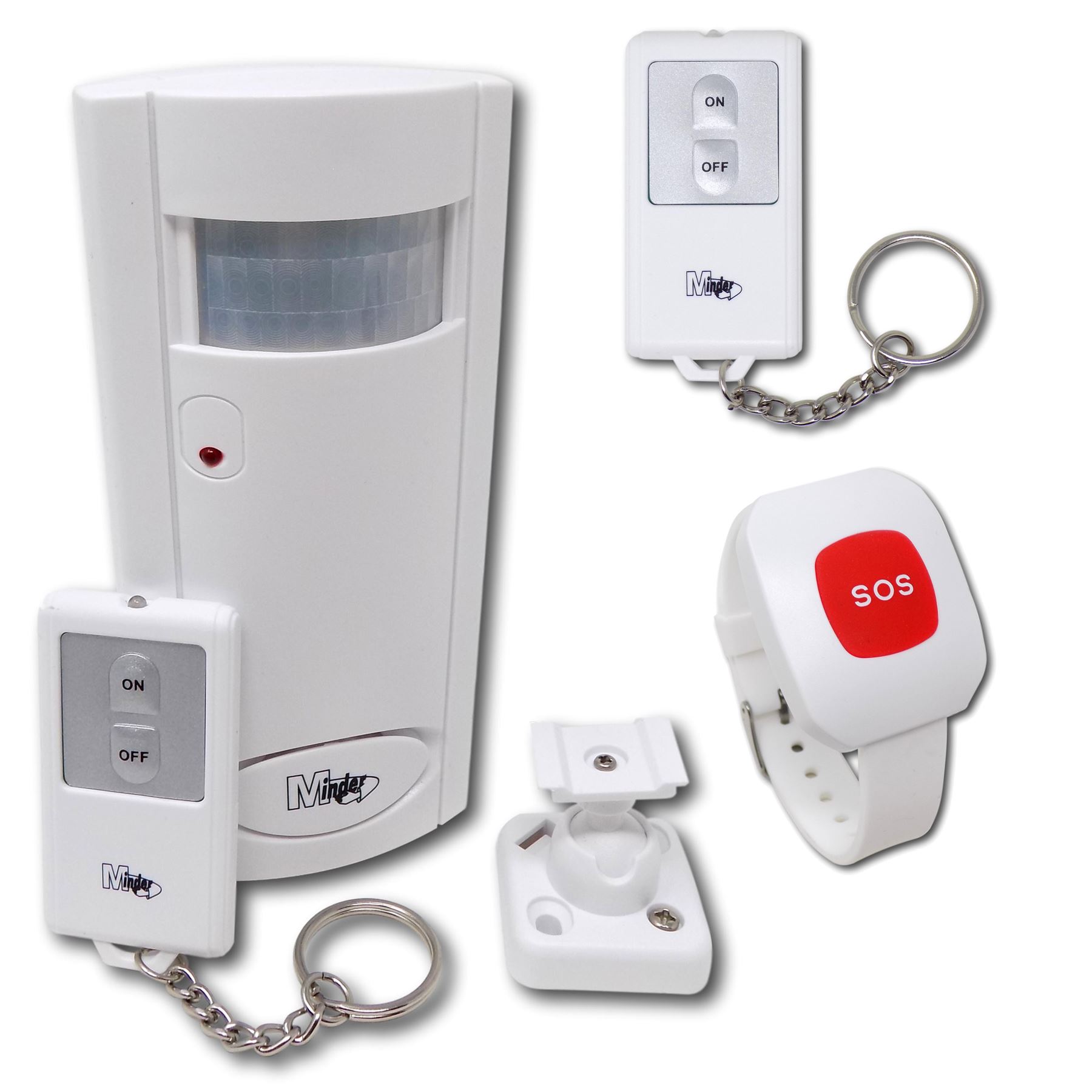 Minder MA30 Home Safety Fall SOS Remote Controlled Wireless PIR Sensor ...