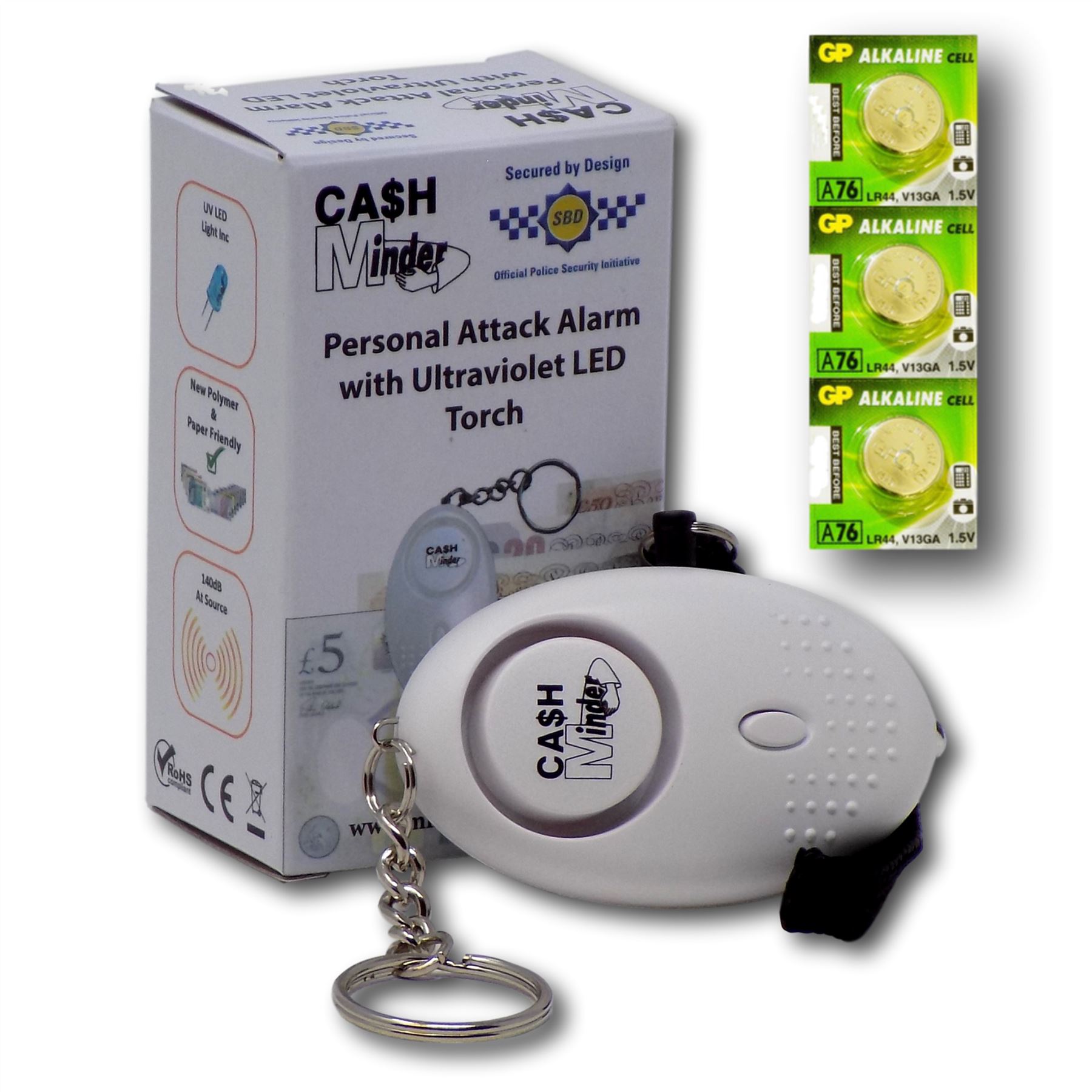 Cash Minder UV Counterfeit Fake Forged Note Money Detector Light ...