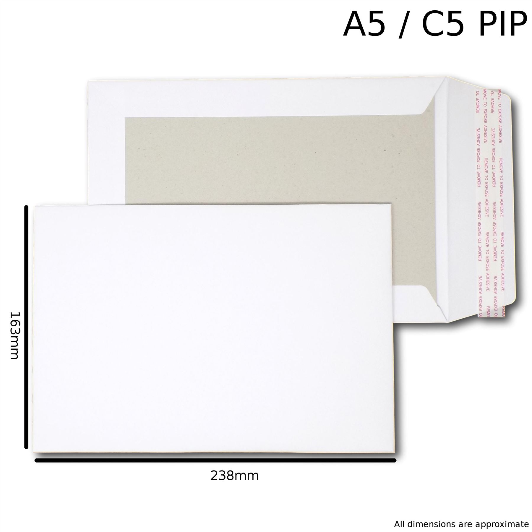 C3 C4 C5 C6 Brown Manilla White Hard Board Backed Envelopes "Please Do ...