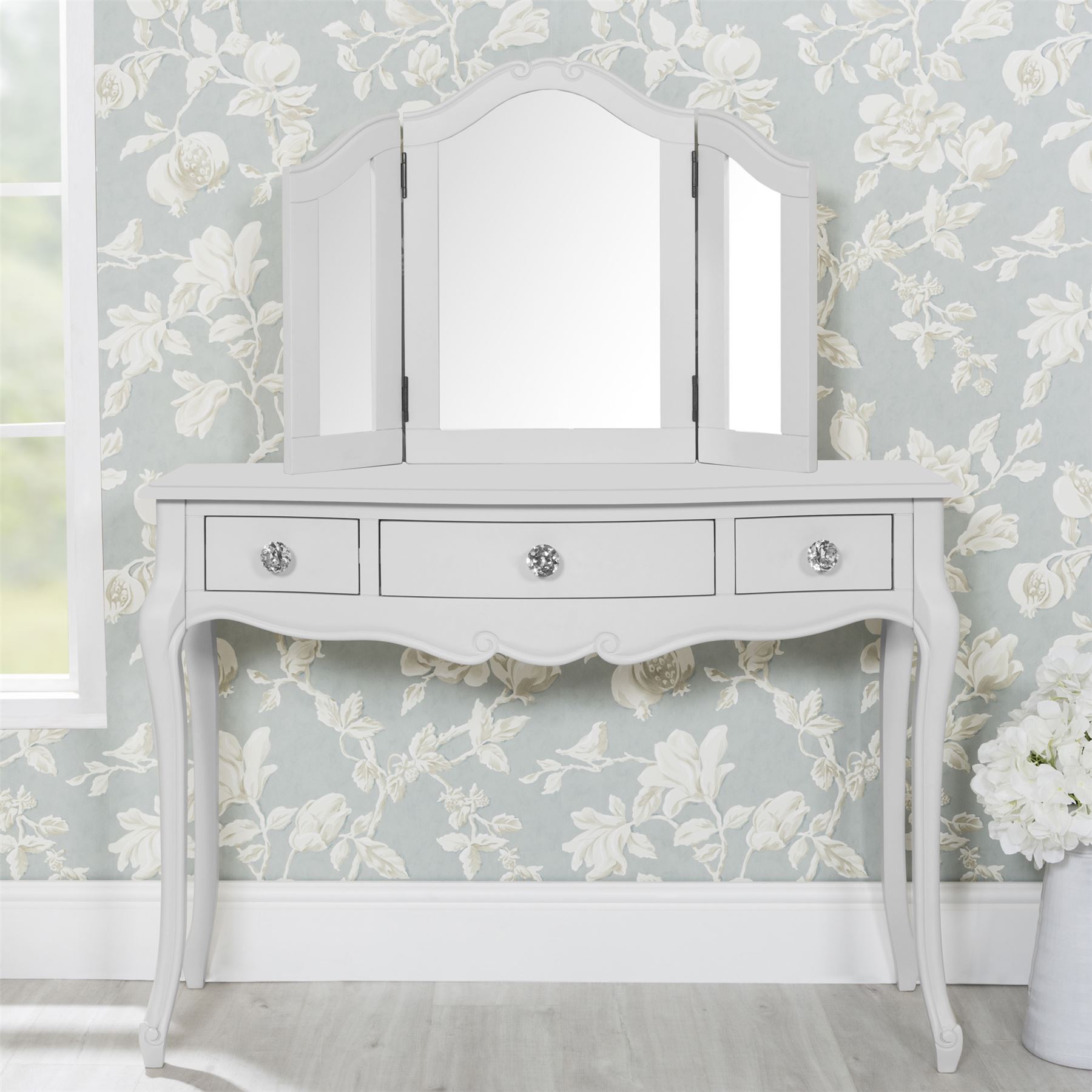 Dressing Table Set French Vanity Table Mirror Stool JULIETTE Bedroom ...