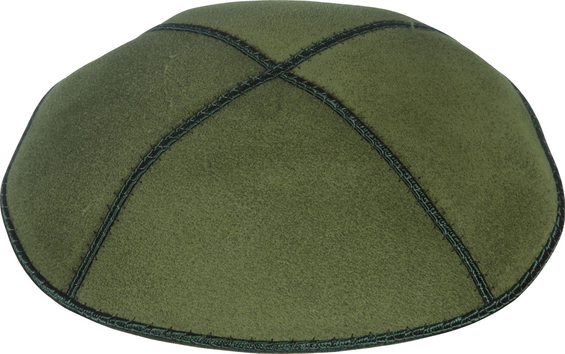 Plain Genuine Suede Kippah with 4 Sections kippot yarmulke kippa yamaka ...