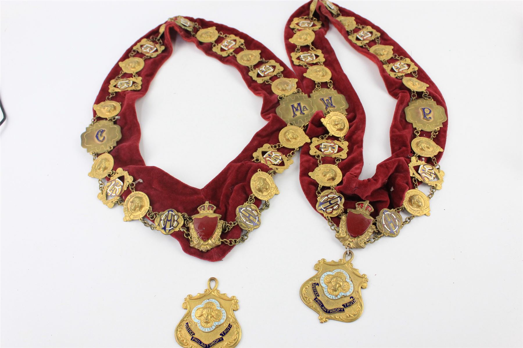 LOVELY RAOB FULL Chain Officers Collar Masonic £31.00 - PicClick UK