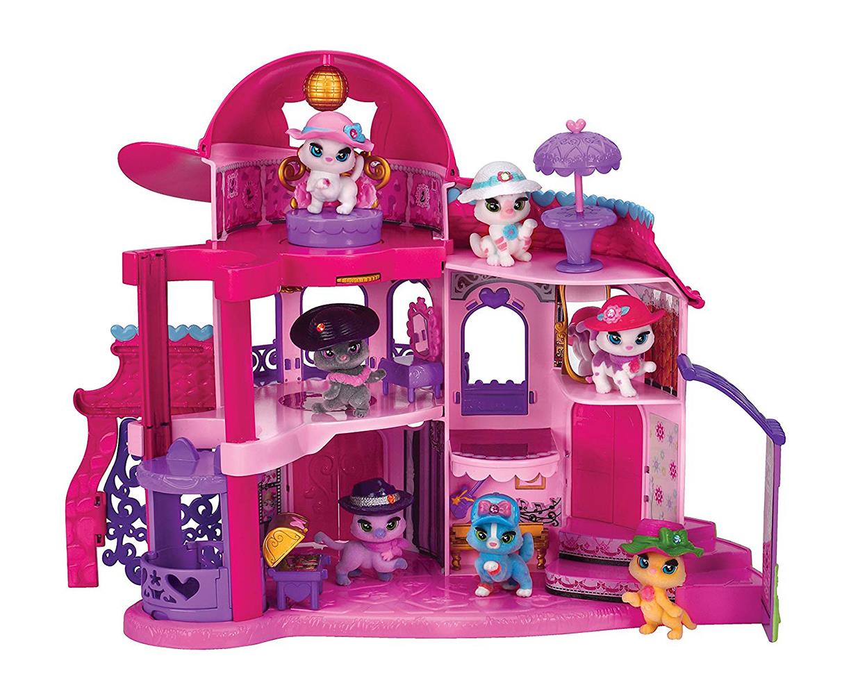 Kitty Club Clubhouse Playset Toy With 2 Kitty Figures For Ages 3