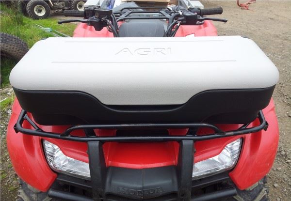 ATV Quad Universal Front Cargo Box Luggage Trunk Grey/Black ...