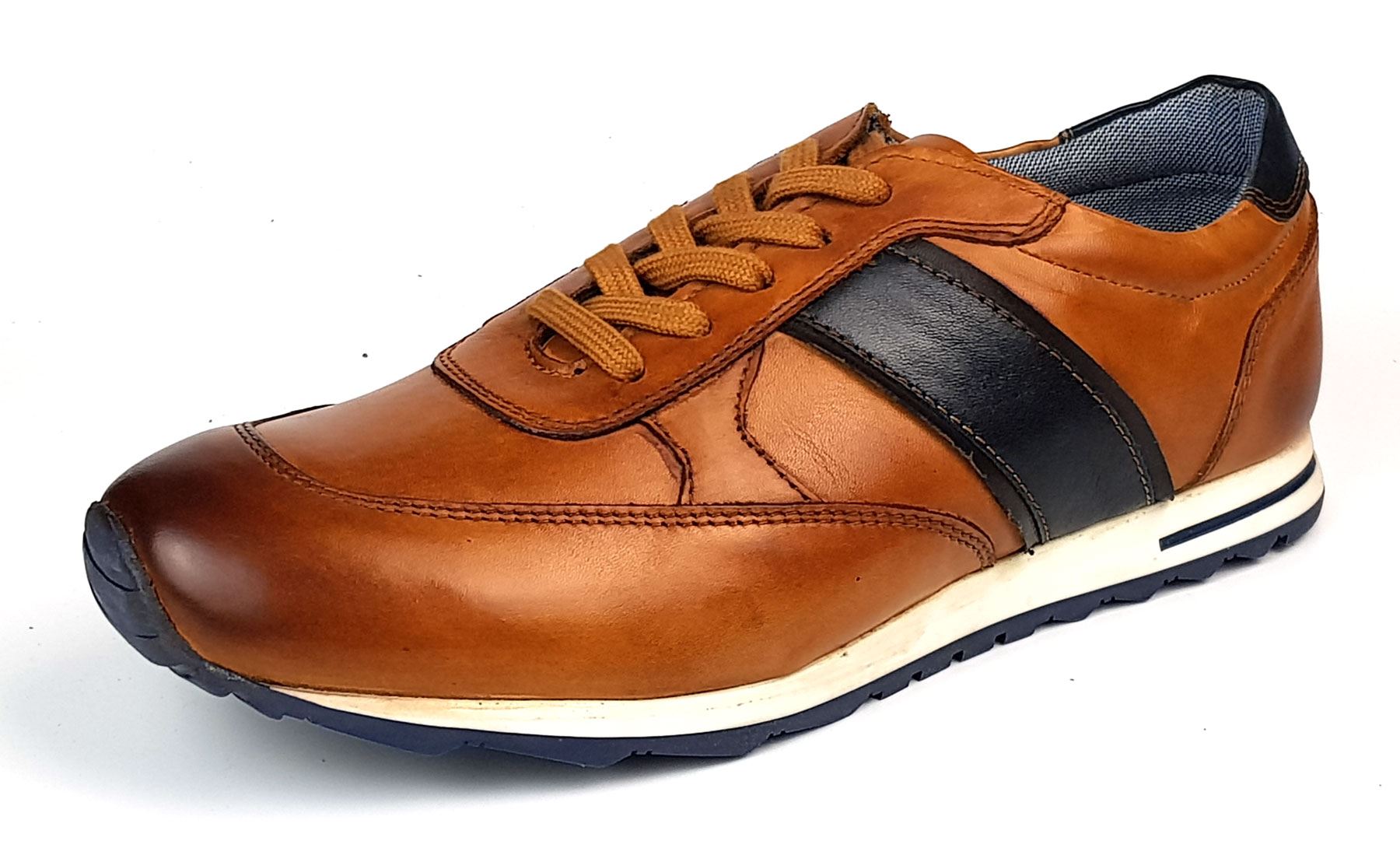Leather Mens Trainers Catesby Casual Shoes Navy Tan 7 8 9 10 11 12 EBay Leather Mens Trainers Catesby Casual Shoes Navy Tan 7 8 9 10 11 12 EBay