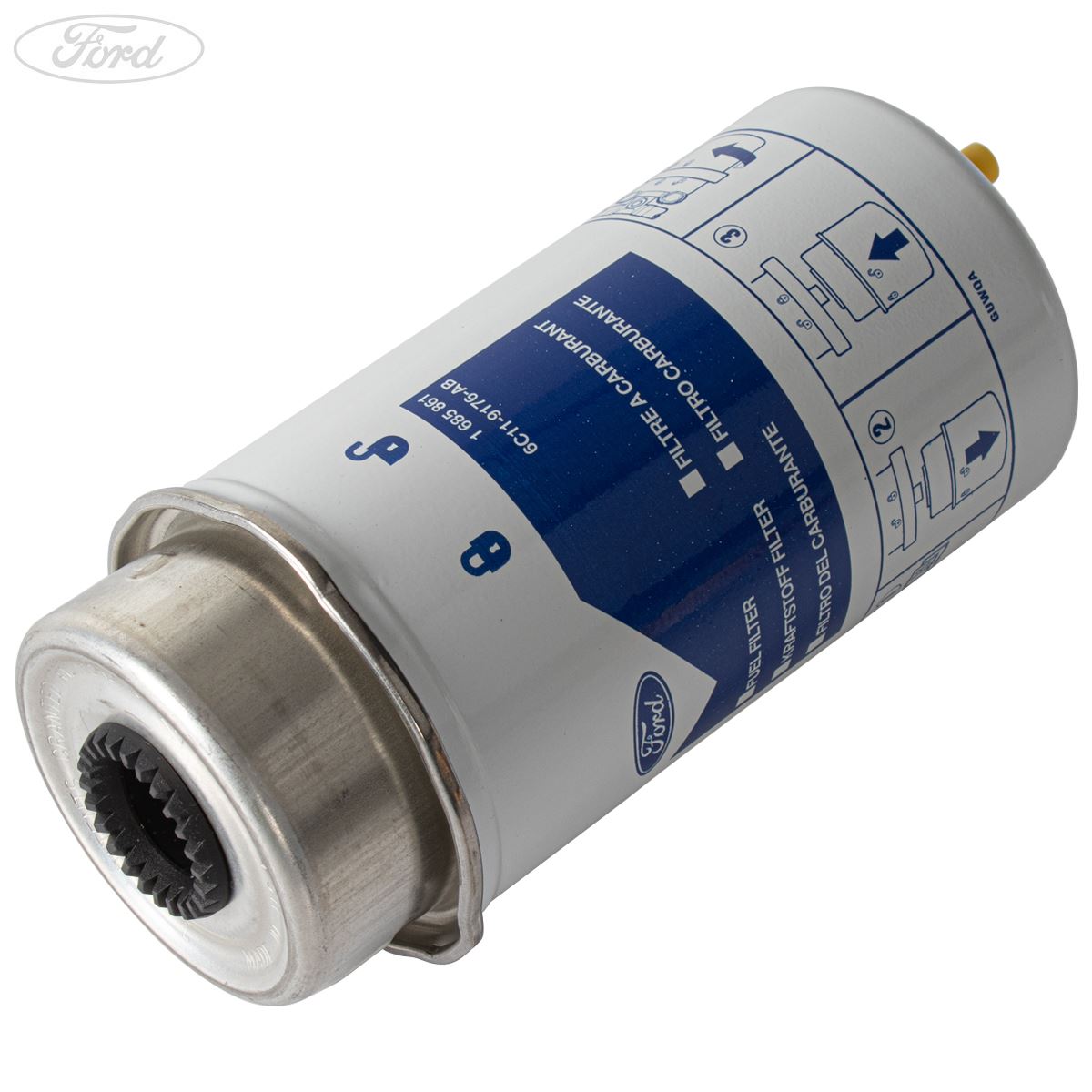 Car Parts Genuine Ford Transit Mk7 2.2 2.4 3.2 Diesel Fuel Filter ...