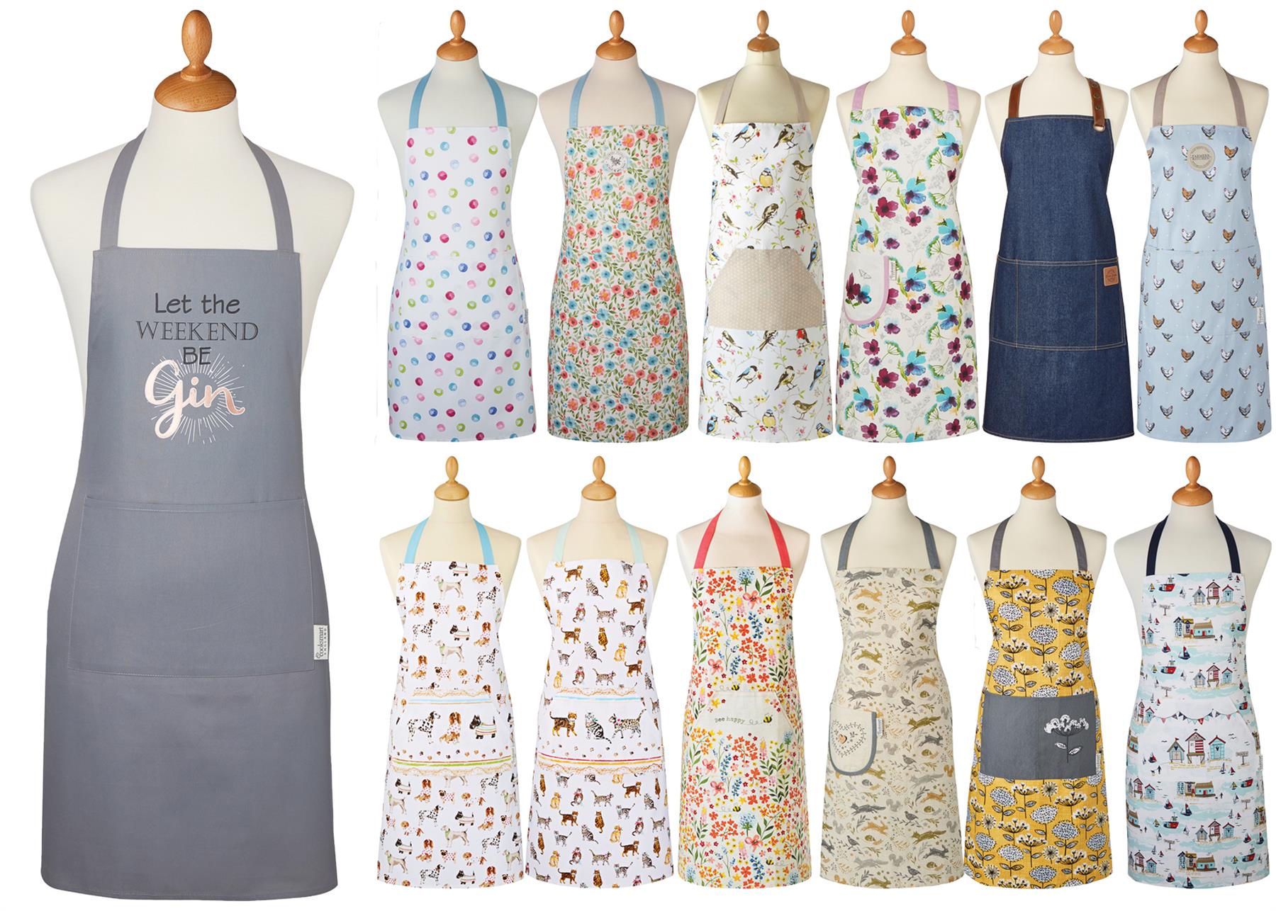 Cooksmart Cotton Twill Chef Cooking Baking Kitchen Pinny Apron with ...