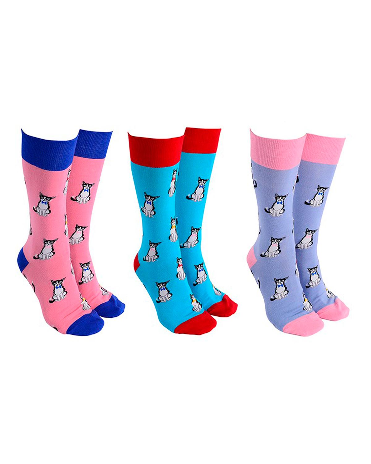 Sock Society Animal Socks Unisex Mens Ladies Novelty Fun Bright Sock (3 ...