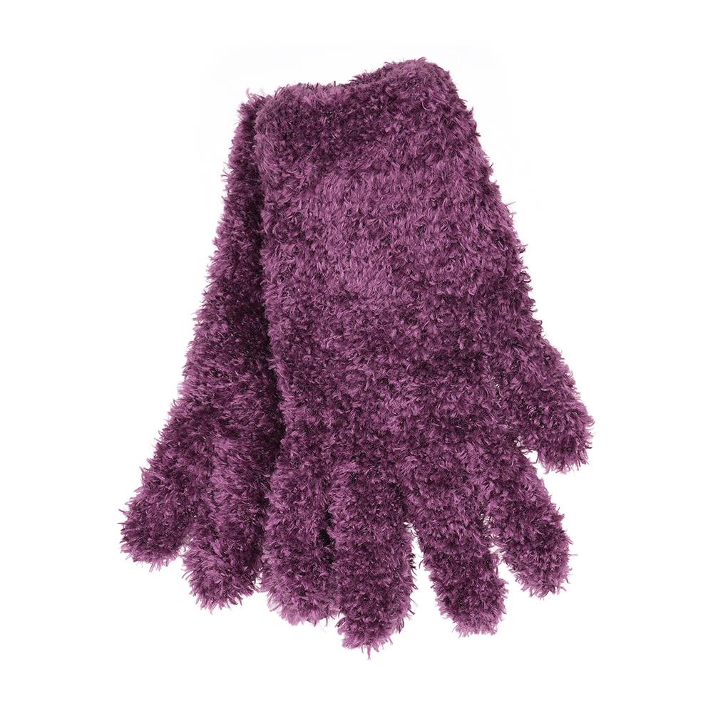 Thermal Fluffy Gloves Ladies Soft Feather Touch Magic Winter Glove | eBay