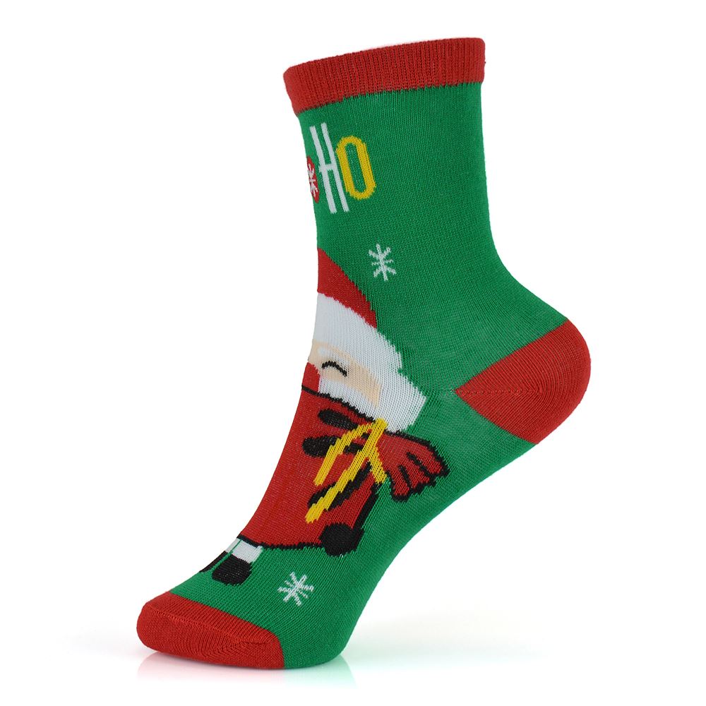 Adults & Kids Christmas Socks Unisex Festive Cotton Rich Xmas Sock (4 ...