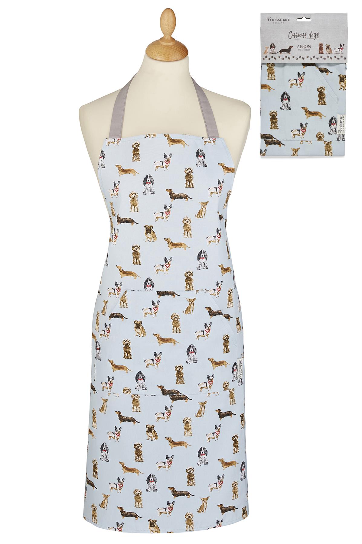 Cooksmart Cotton Apron Twill Chef Cooking Baking Kitchen Pinny with ...