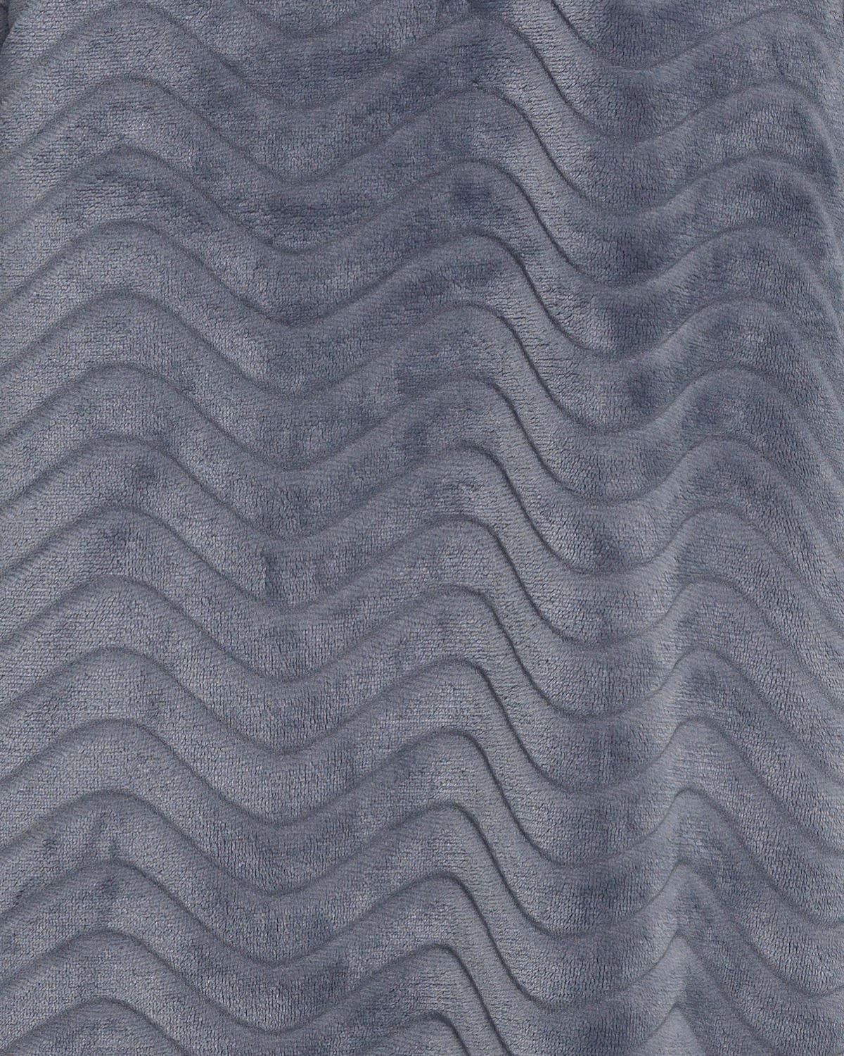 Zip Fleece Robe Slumber Hut Wave Effect Soft Warm Cosy Dressing Gown ...