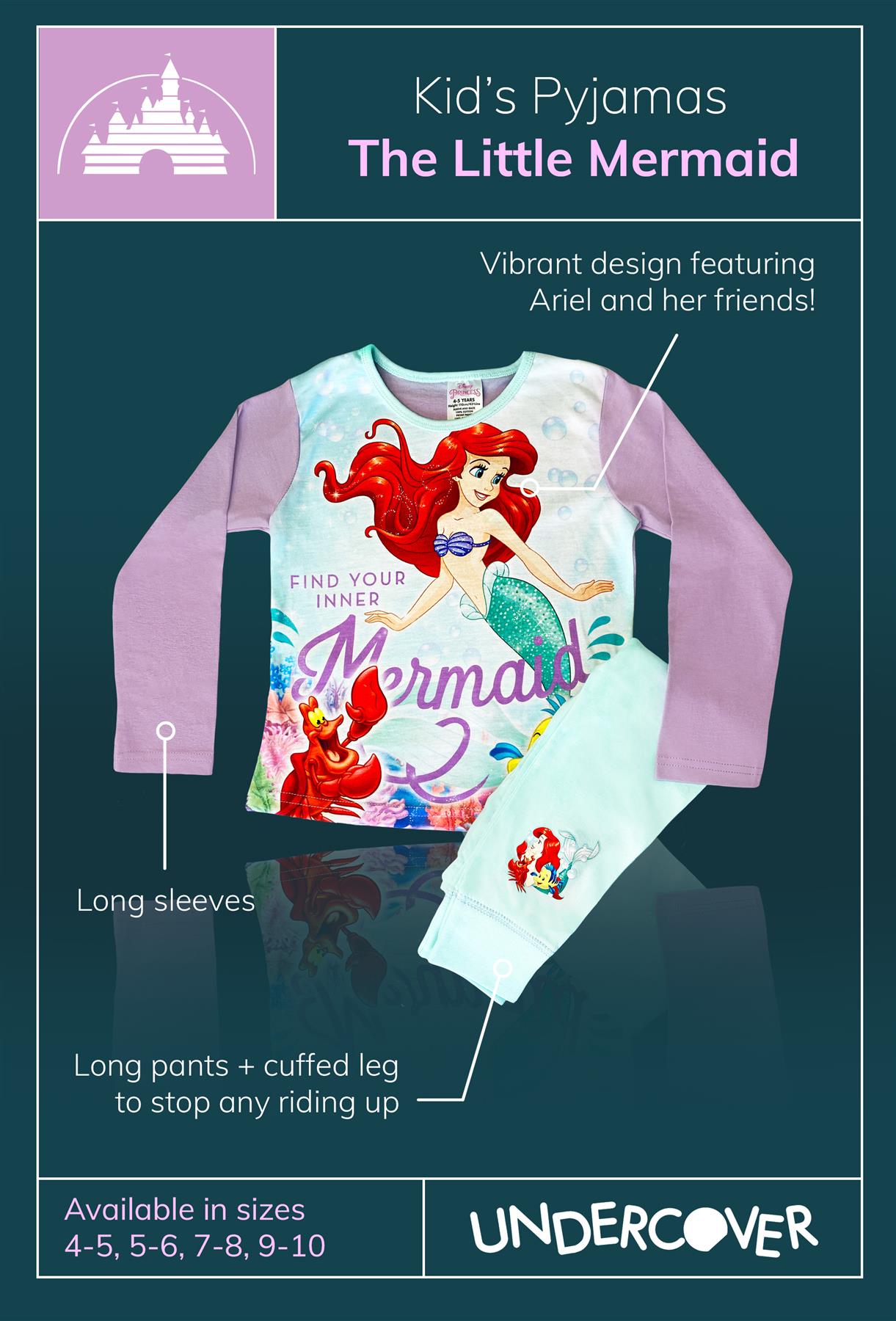 Girls Character Pajamas Kids Novelty Disney Nickelodeon Official ...