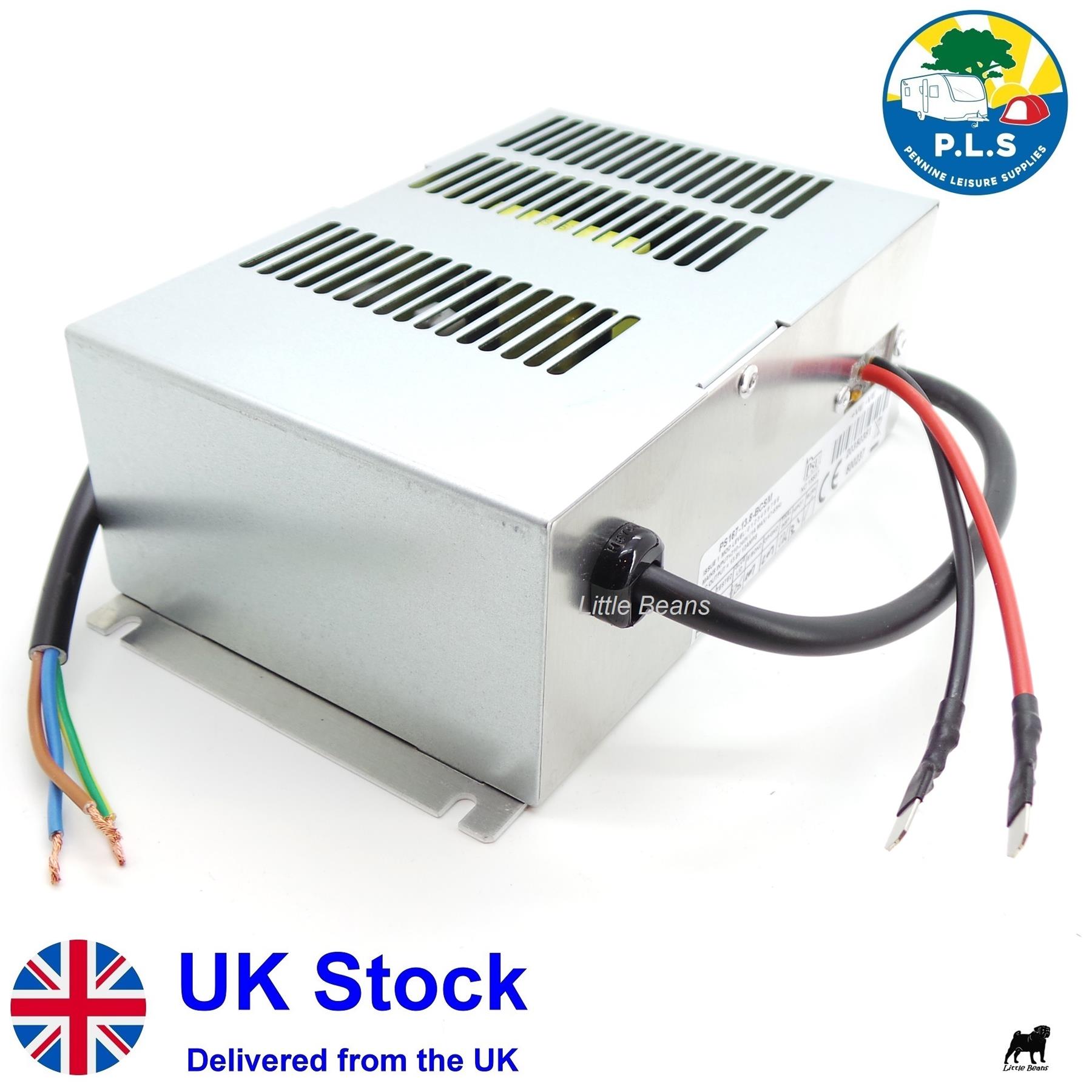Caravan Motorhome Mains Power Supply Battery Charger Transformer 12V ...