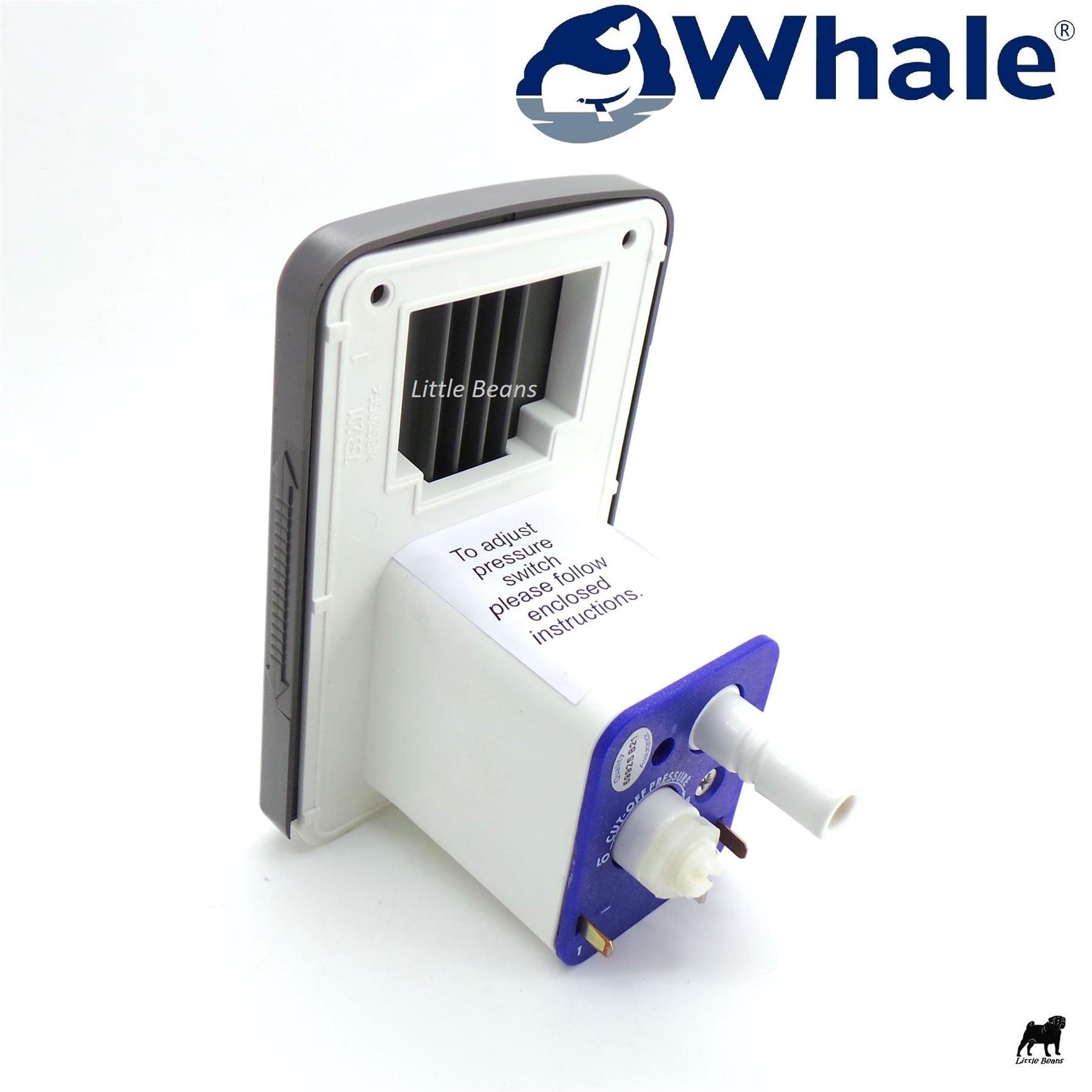 WHALE Watermaster Easi Slide Water Inlet Socket & Lid Grey Caravan ...
