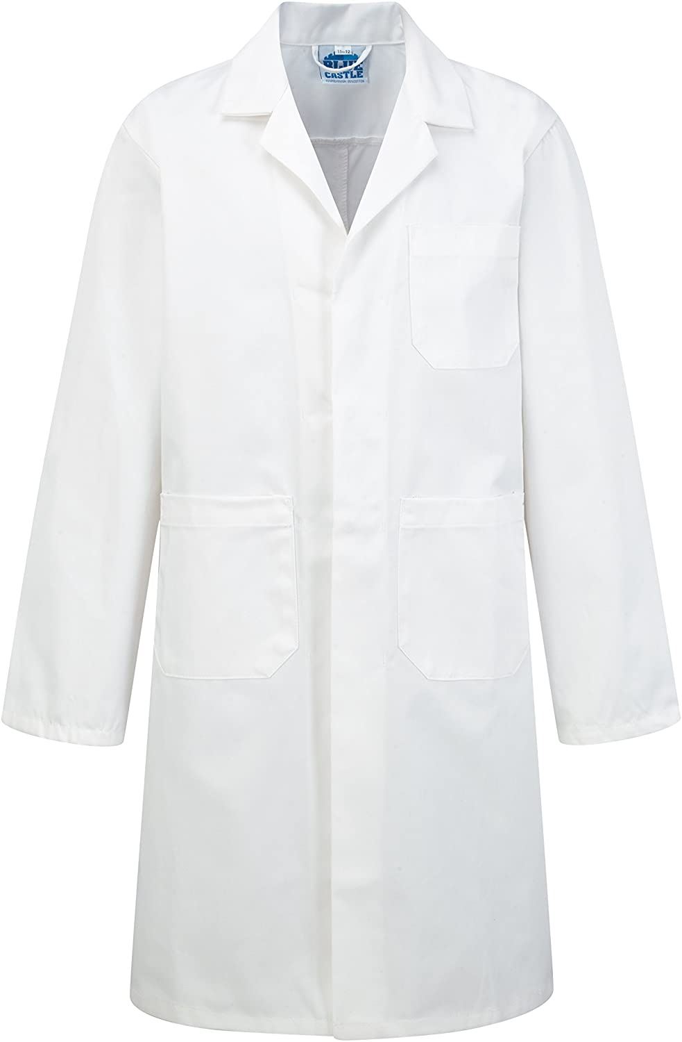 Lab Coat Warehouse Clothing Work Wear Long Protection White Navy | eBay UK