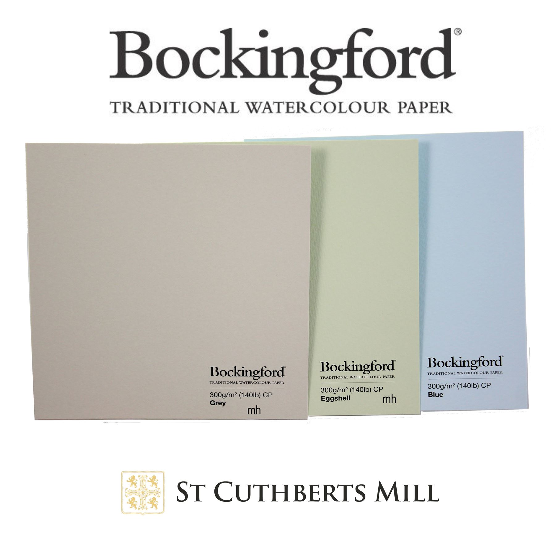 Bockingford watercolour paper assorted colours 300gsm, 11x15 15x22, 2-4 ...