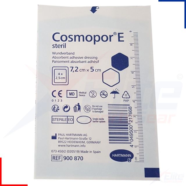 Cosmopor E Sterile Adhesive Dressing Non Woven Pad Wound Care First Aid ...